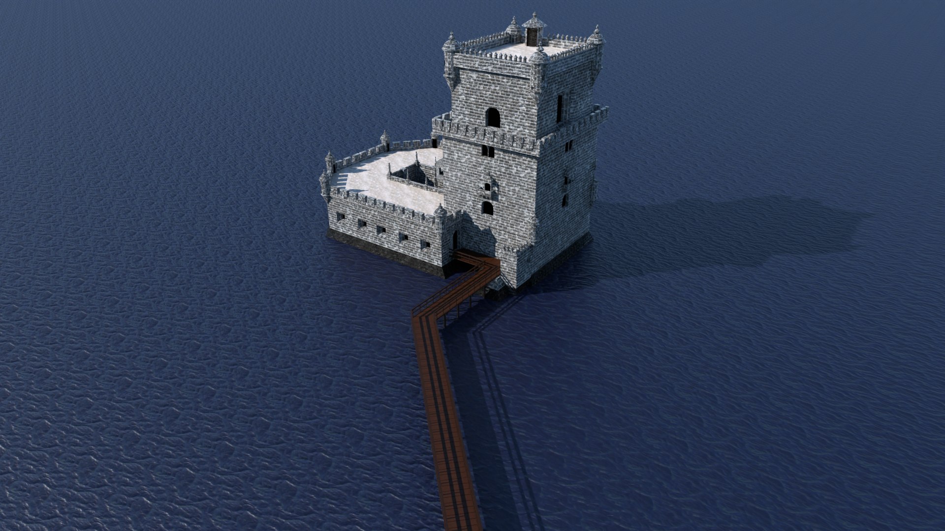 Torre de Belém Modelo 3D - TurboSquid 1698159