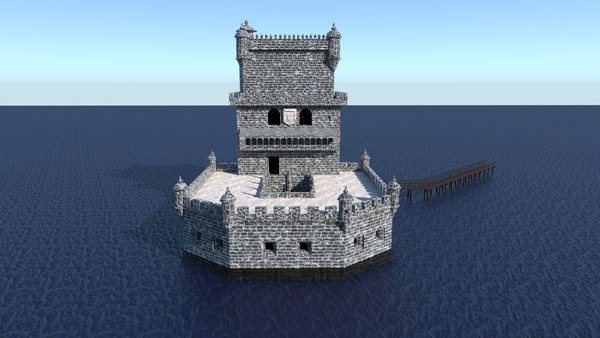 3D model belem tower - TurboSquid 1698159
