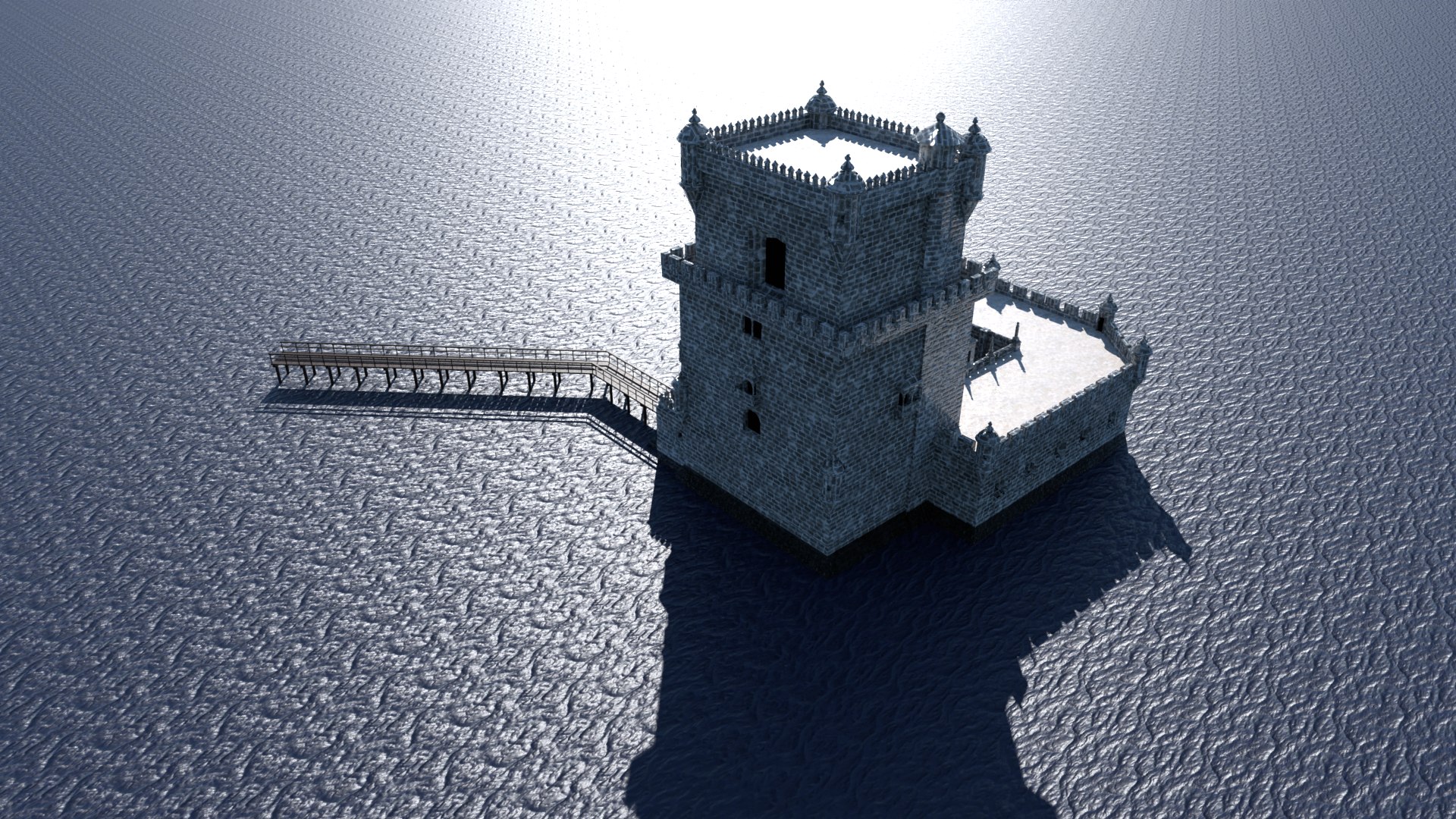 3D Model Belem Tower - TurboSquid 1698159