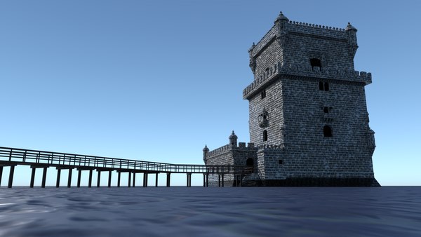 Torre de Belém Modelo 3D - TurboSquid 1698159