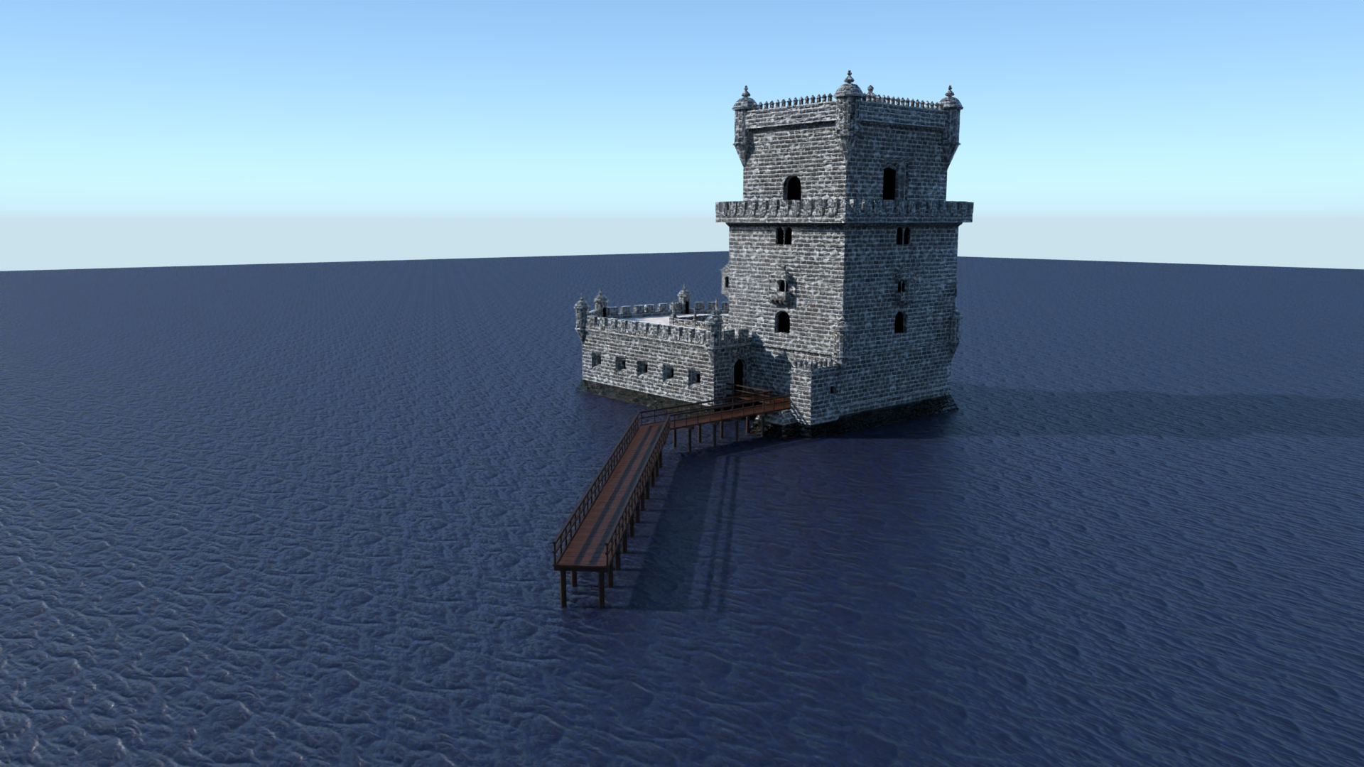 3D Model Belem Tower - TurboSquid 1698159
