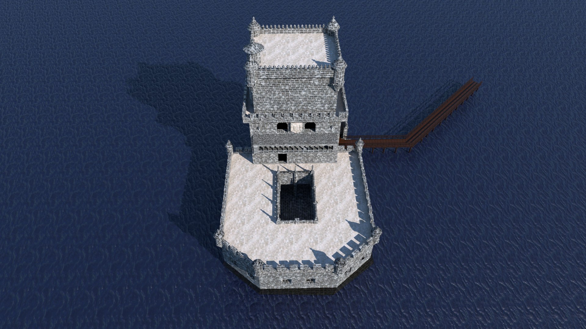 3D Model Belem Tower - TurboSquid 1698159