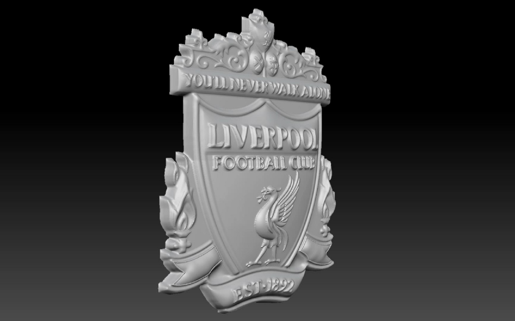 Liverpool Logo Model 3d 3D Model - TurboSquid 2359311