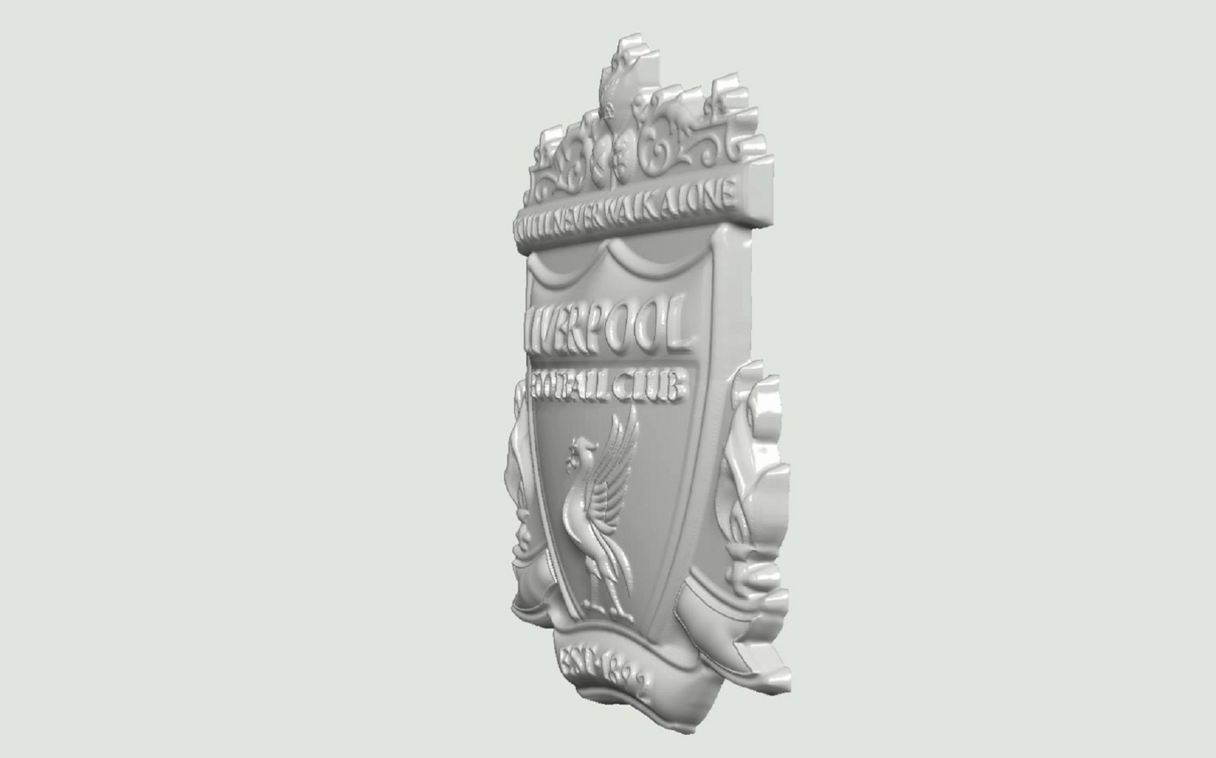 Liverpool Logo Model 3d 3D Model - TurboSquid 2359311