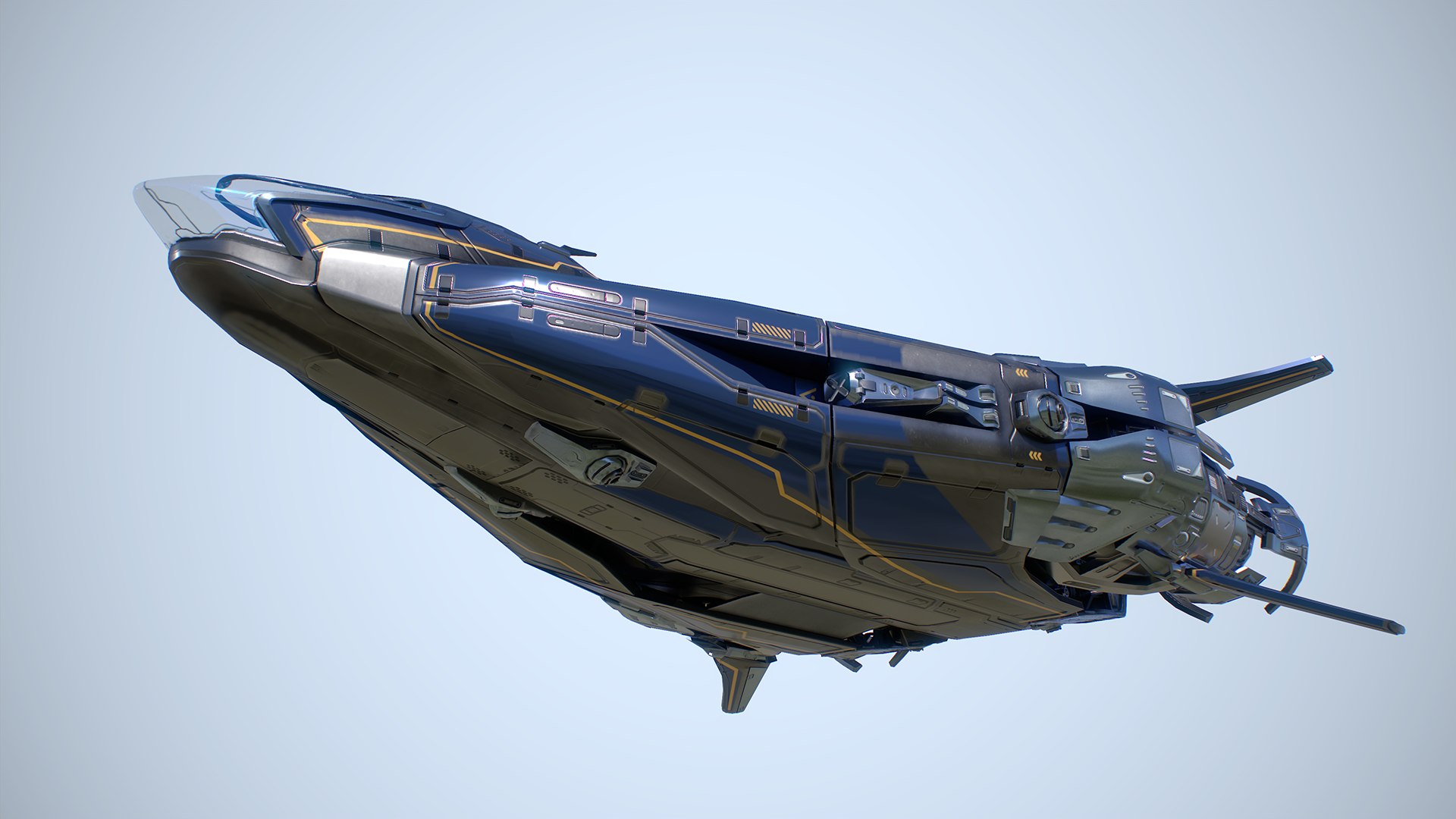 Stellar Phoenix Shuttle - Spaceship Low-poly 3D Model 3D Model ...