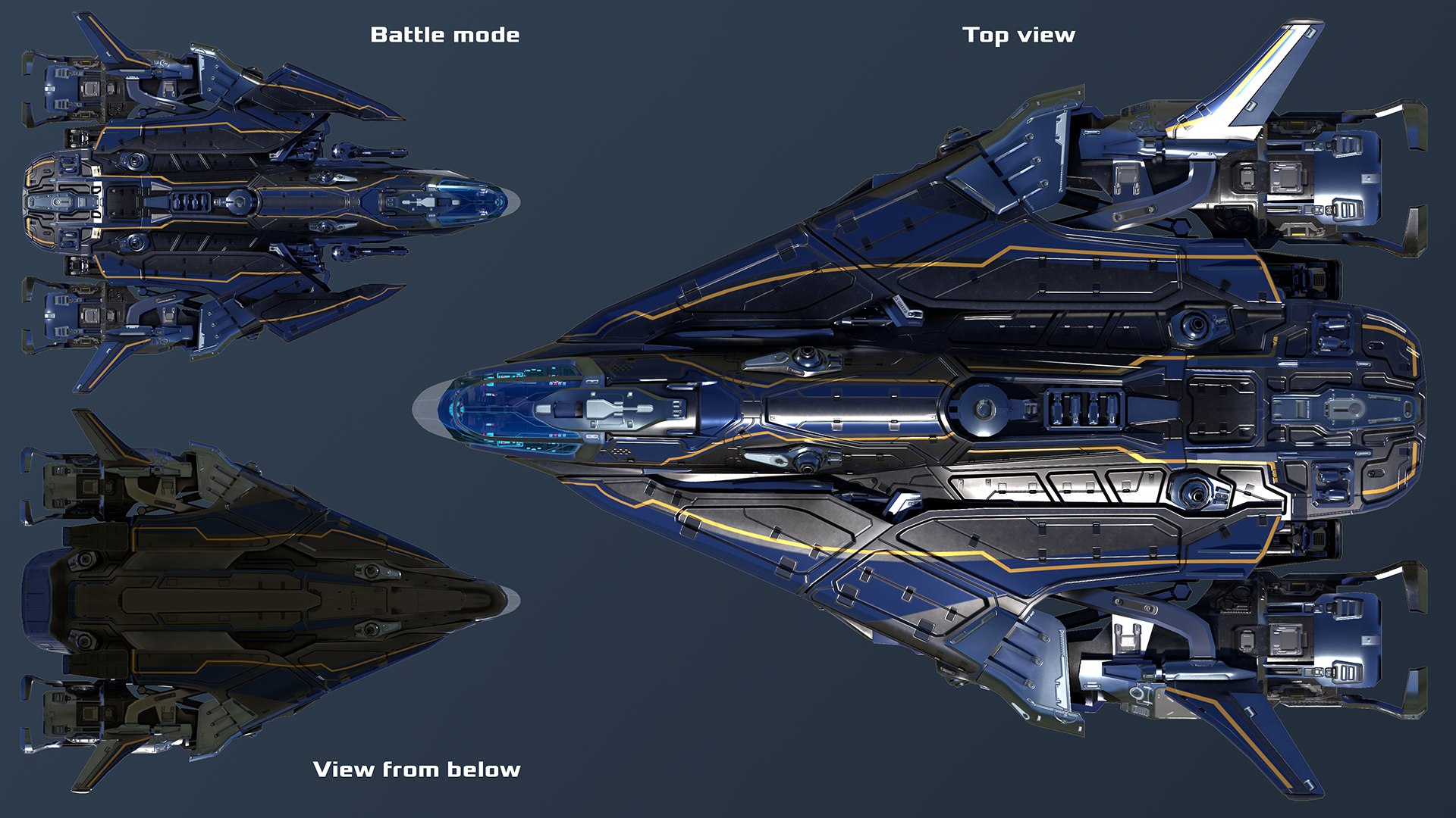 Stellar Phoenix Shuttle - Spaceship Low-poly 3D Model 3D Model ...