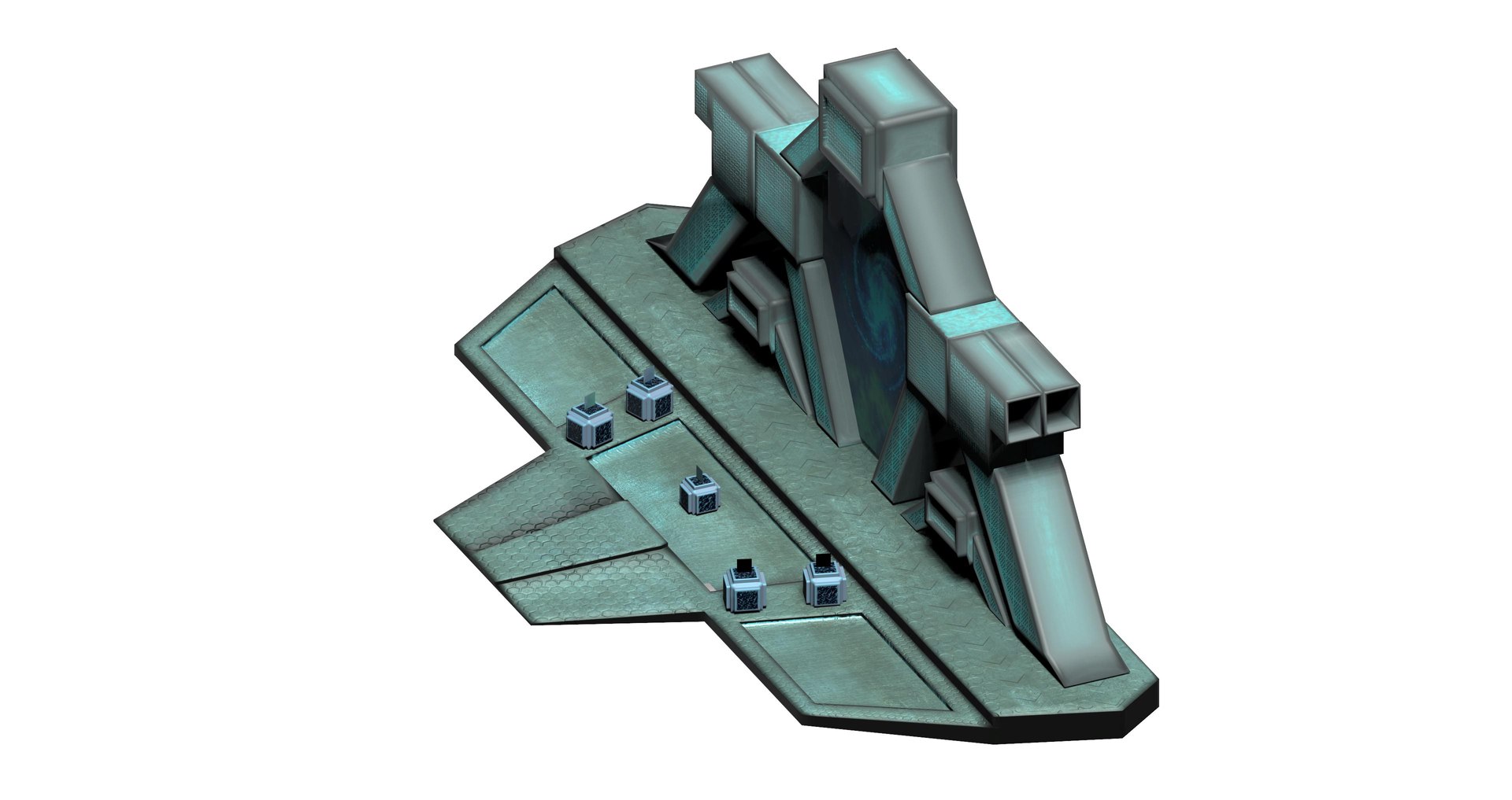 Lowpoly Stargate Game Asset Door 3D Model - TurboSquid 2065862