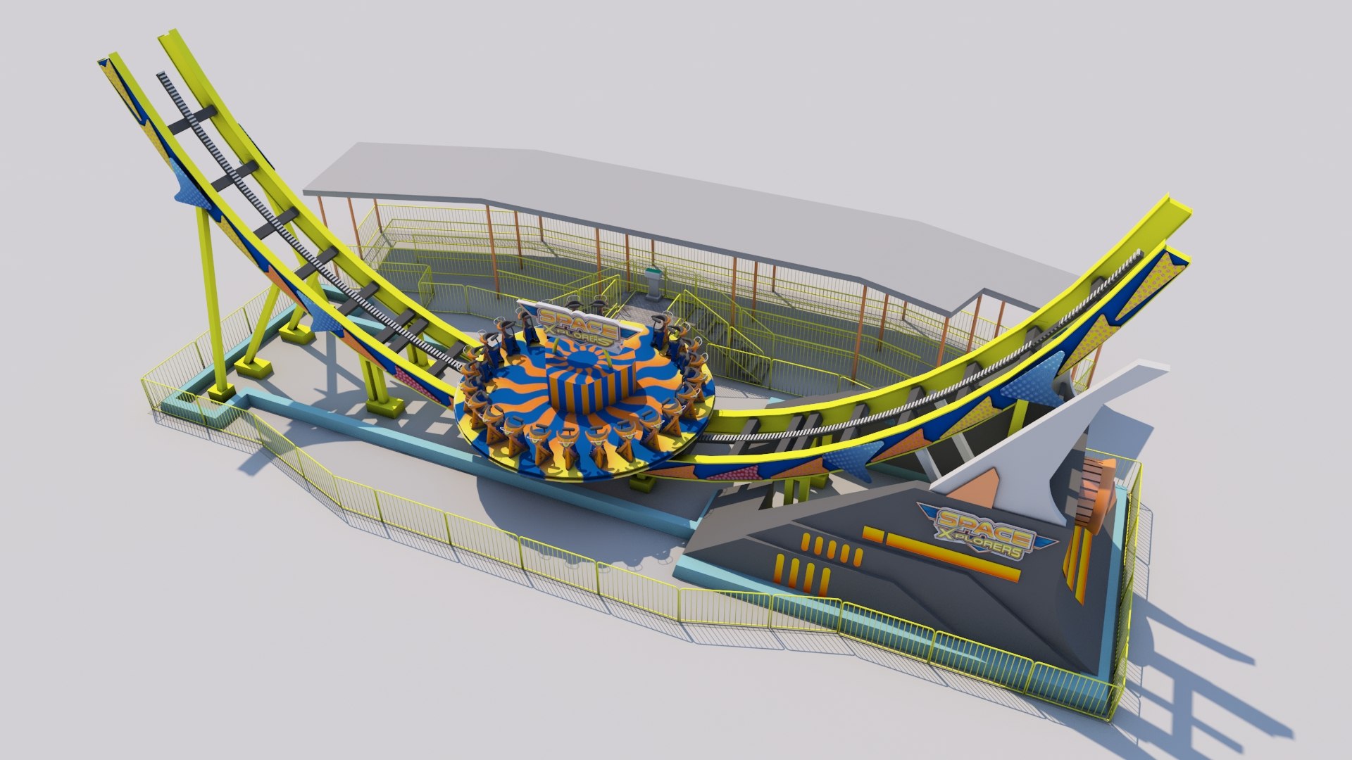 Disco Rides 3D Model - TurboSquid 1964586