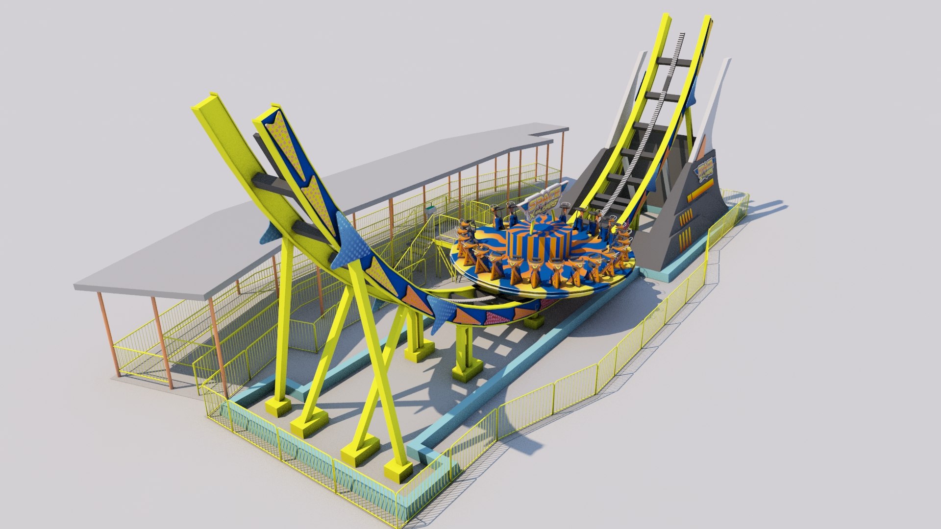 Disco Rides 3D Model - TurboSquid 1964586