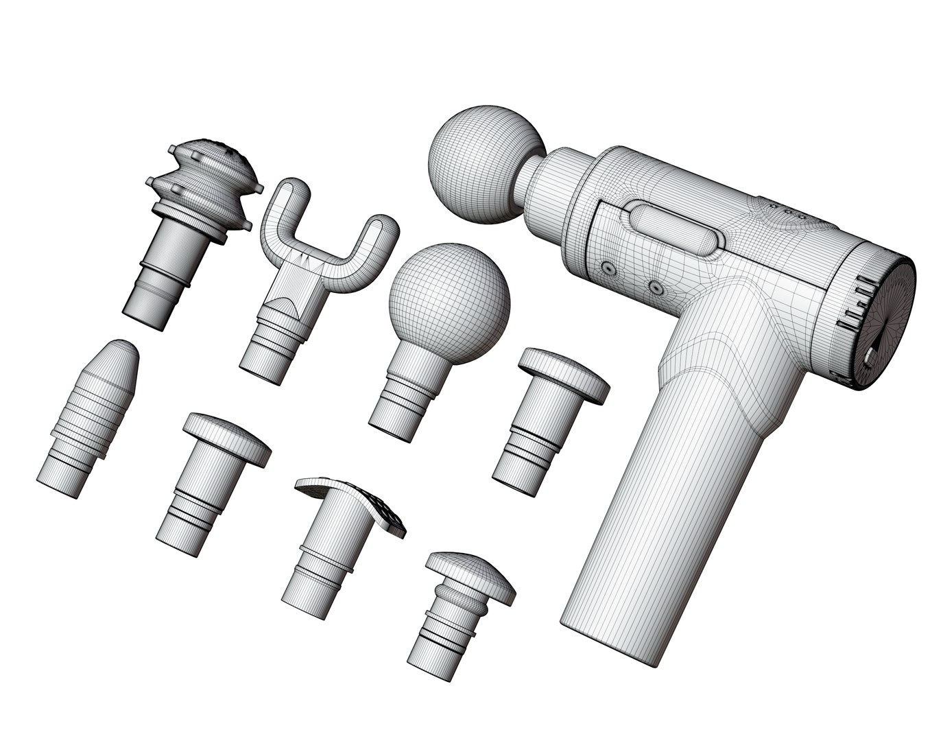 3D Massage Gun Model - TurboSquid 2047015