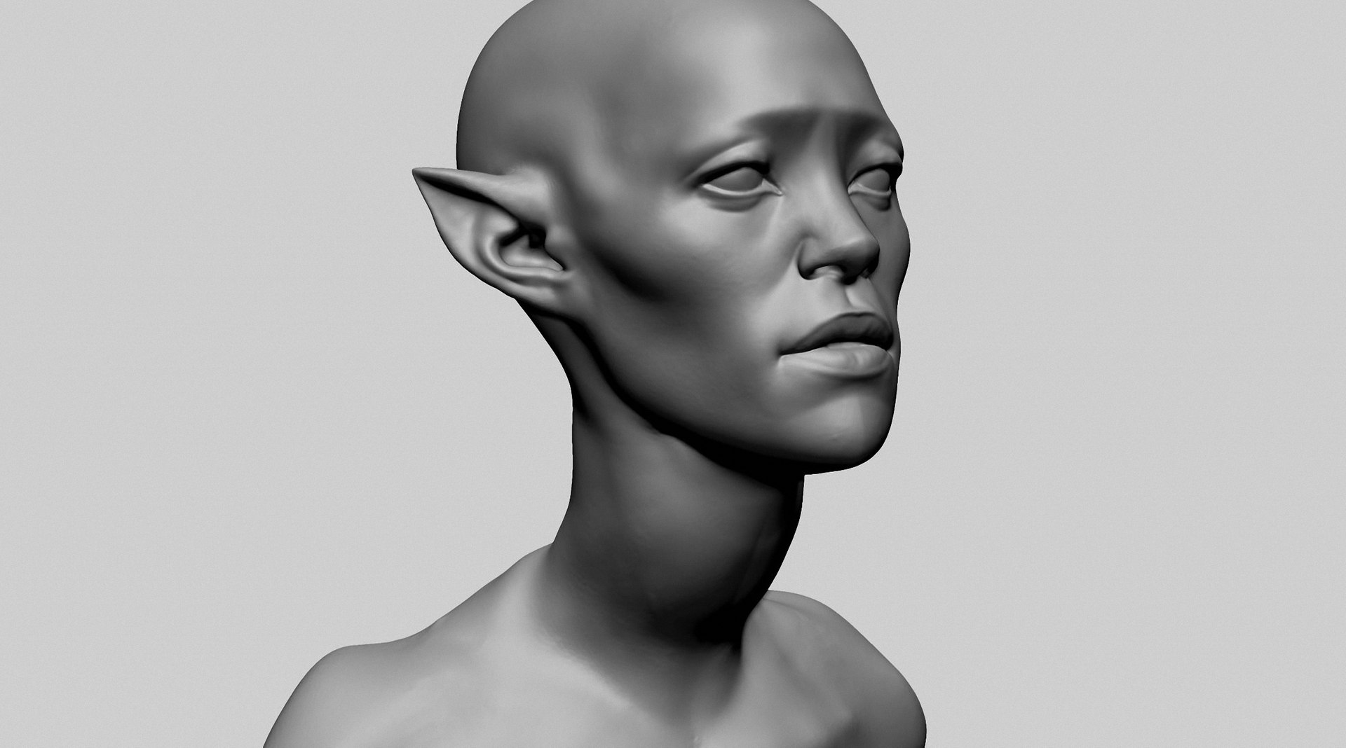 Fantasy Female Head O 3D - TurboSquid 2199426