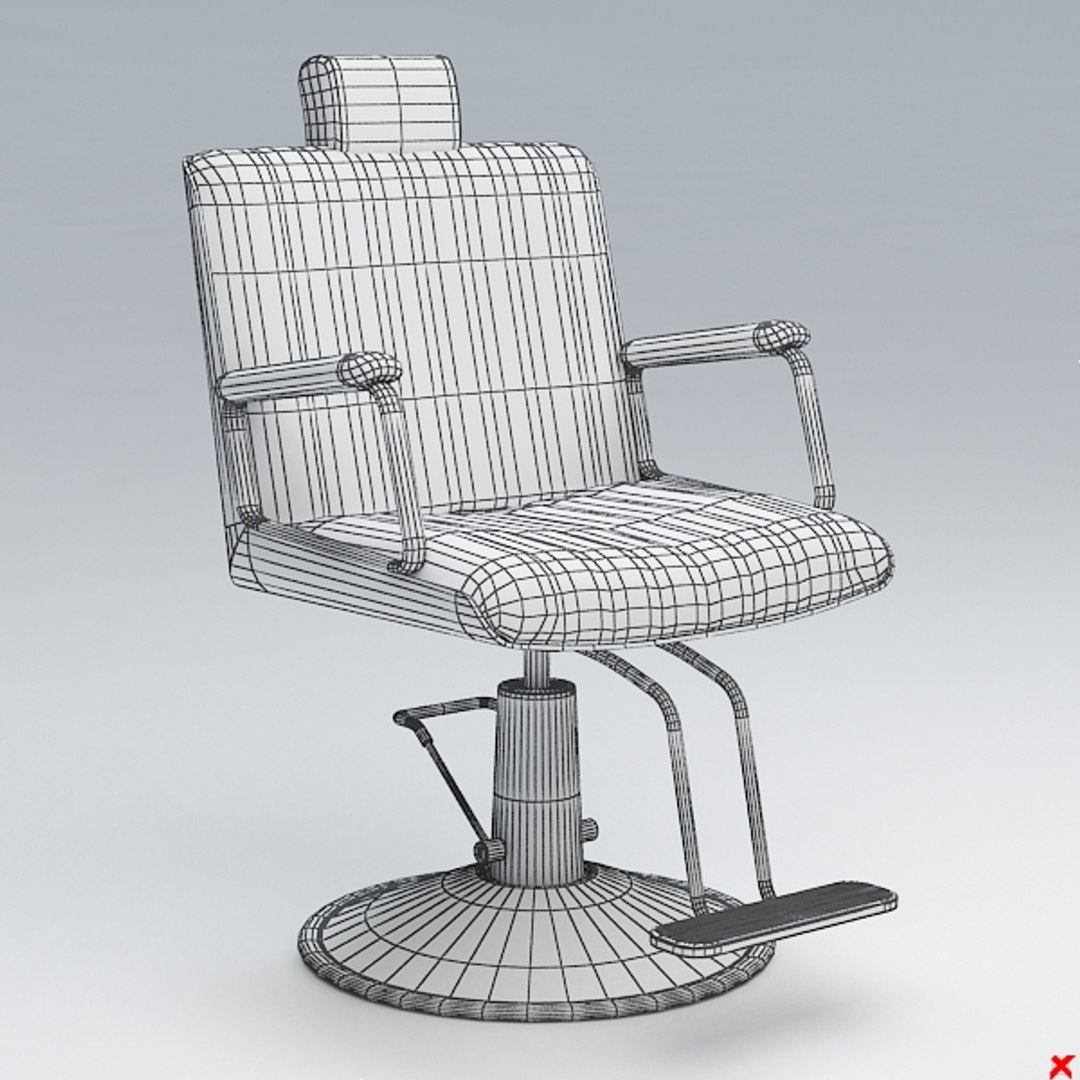 barber chair 3ds