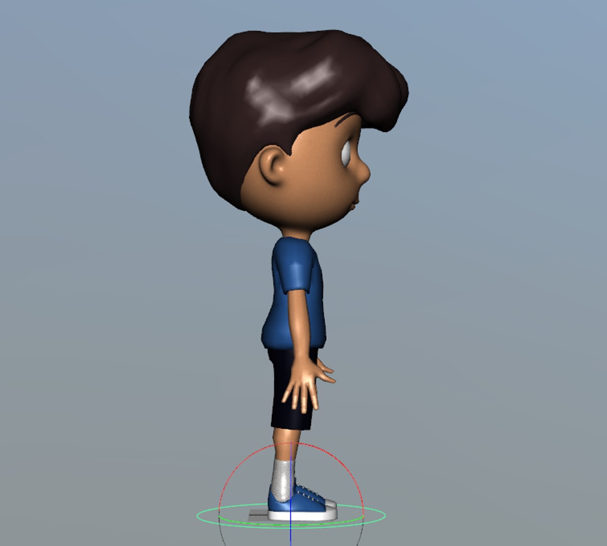 Cartoon Character Obj