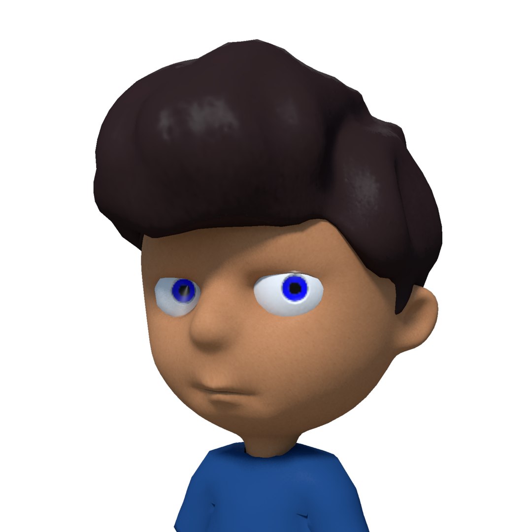 Cartoon Character Obj