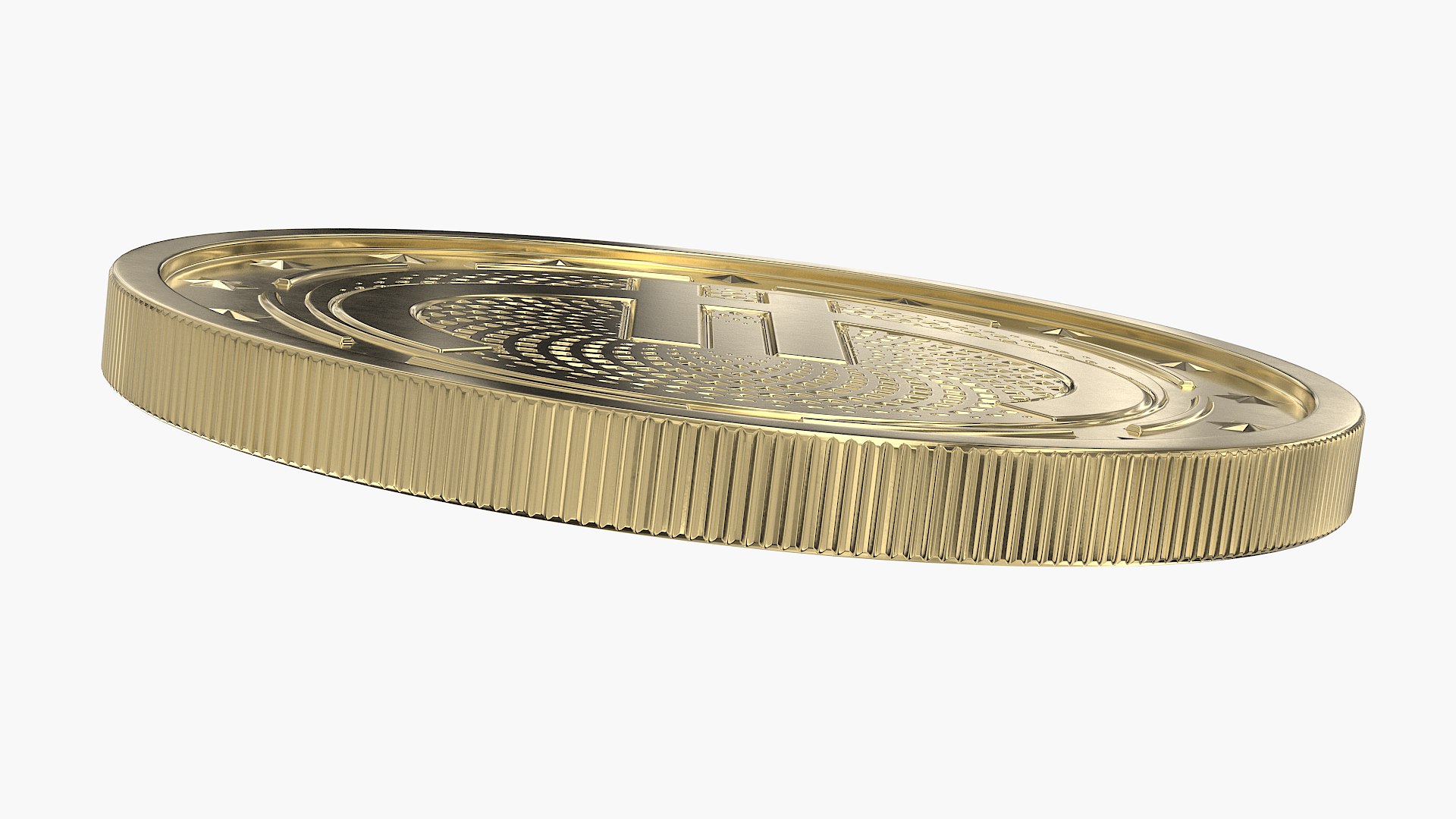 Euro Gold Coin 1 3D Model - TurboSquid 2274079