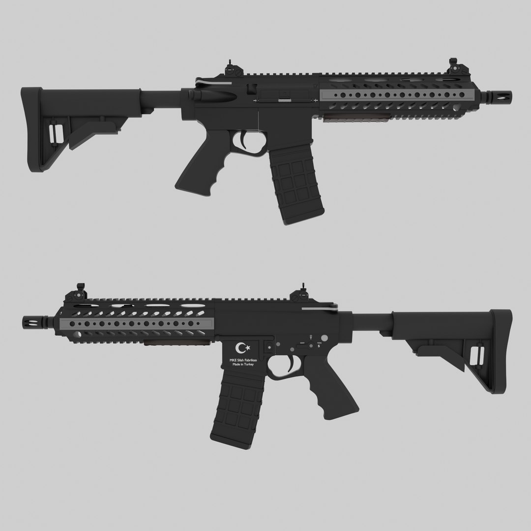 3D Mpt-55 Assault Rifle - TurboSquid 1474669