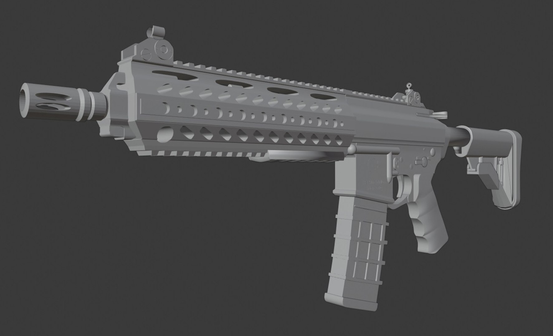 3D Mpt-55 Assault Rifle - TurboSquid 1474669