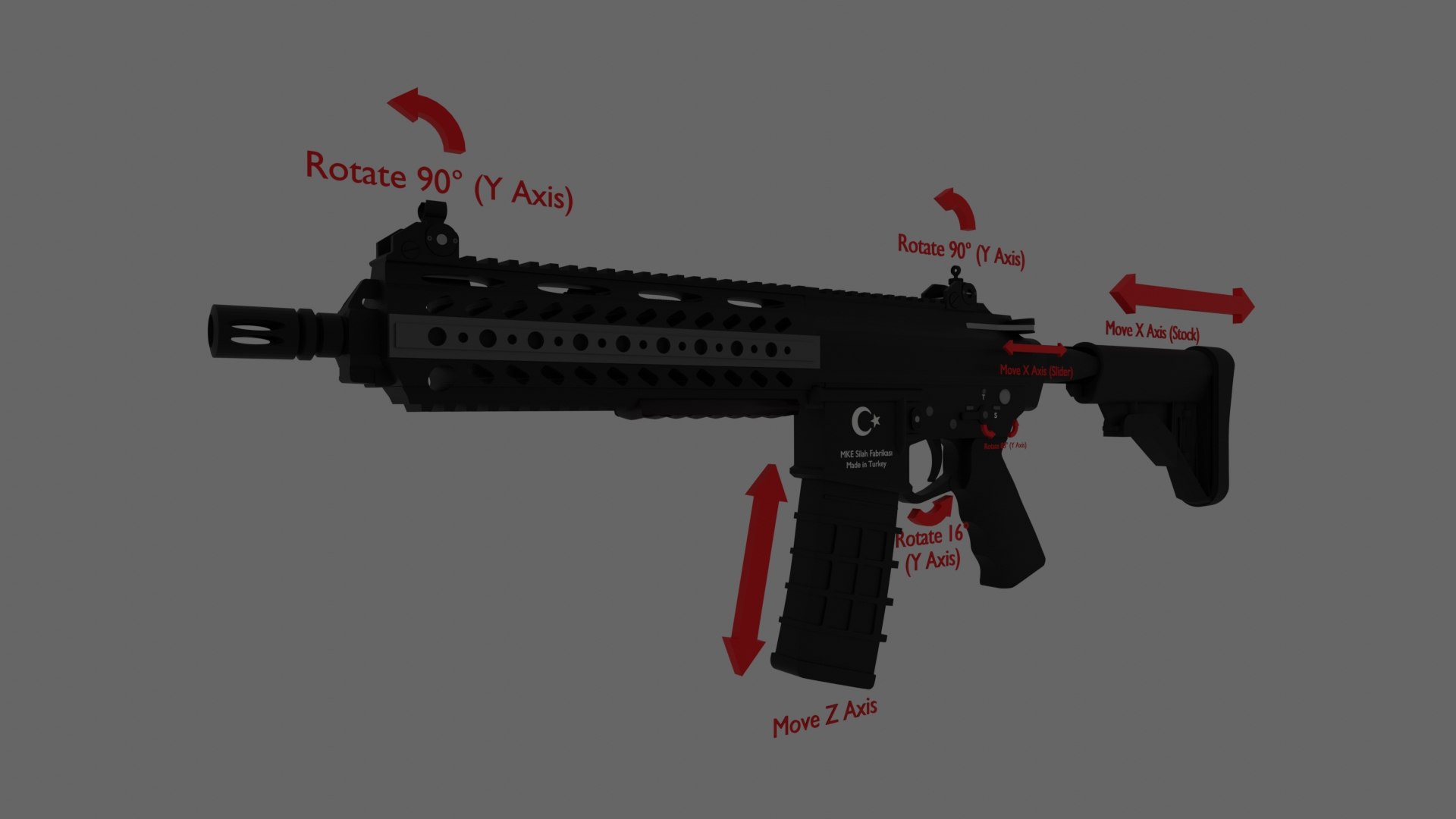 3D Mpt-55 Assault Rifle - TurboSquid 1474669