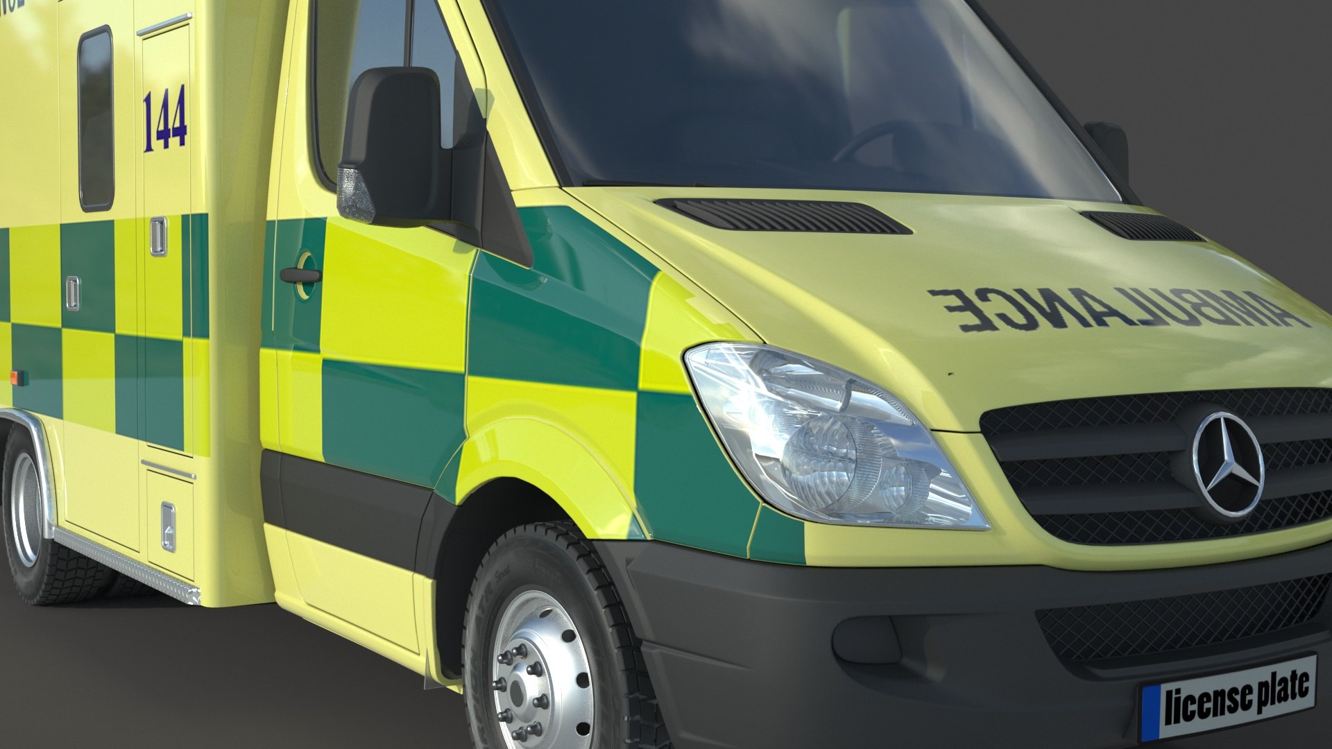 Mercedes Benz Sprinter Krankenwagen Ambulance 3D Model - TurboSquid 2337440