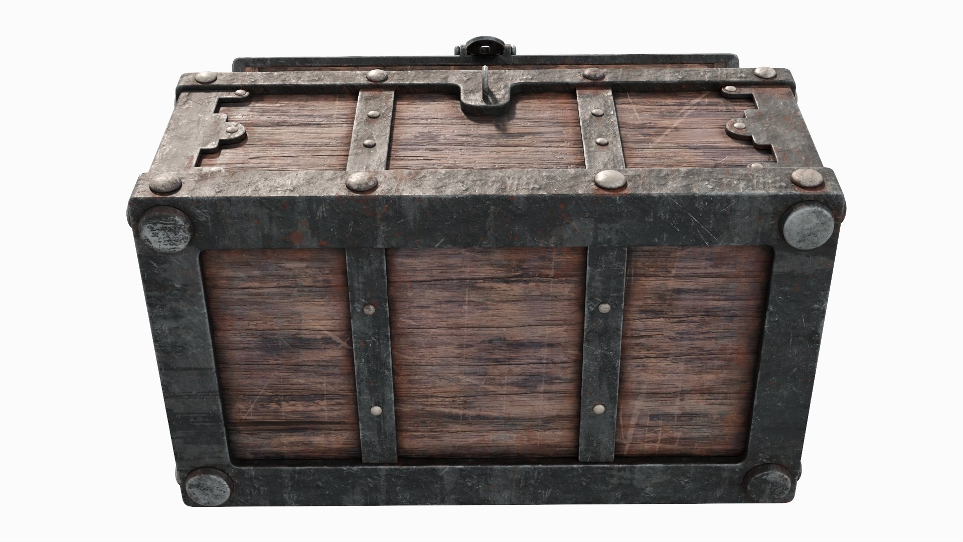 3D Treasure Chest Open Empty Model - TurboSquid 2302399