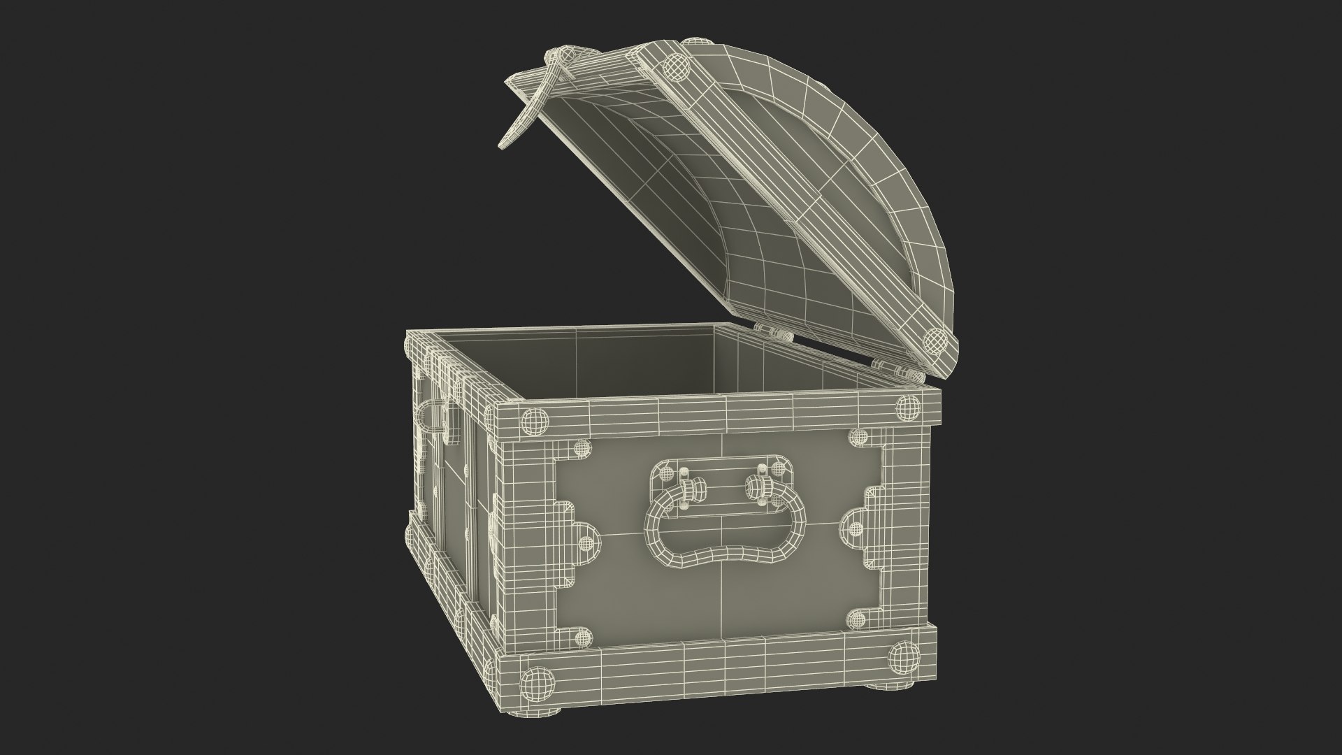 3D Treasure Chest Open Empty Model - TurboSquid 2302399