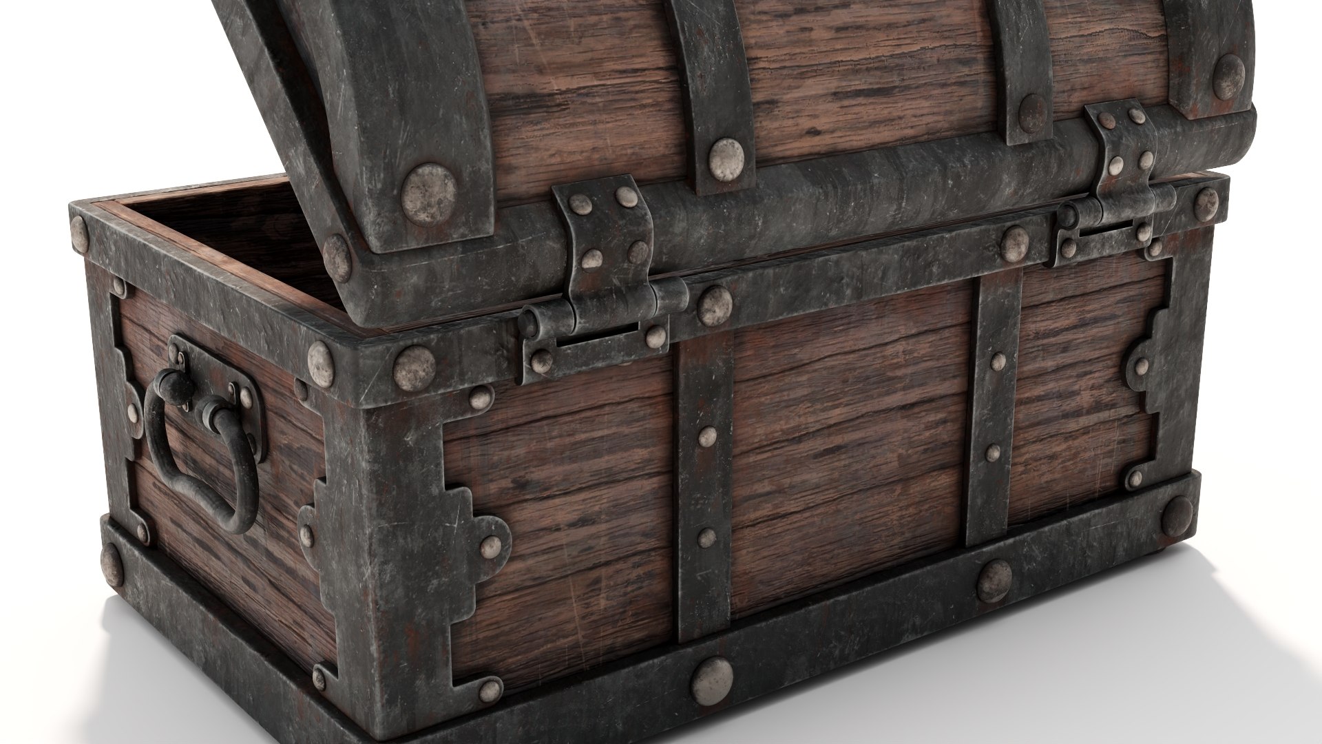 3D Treasure Chest Open Empty Model - TurboSquid 2302399