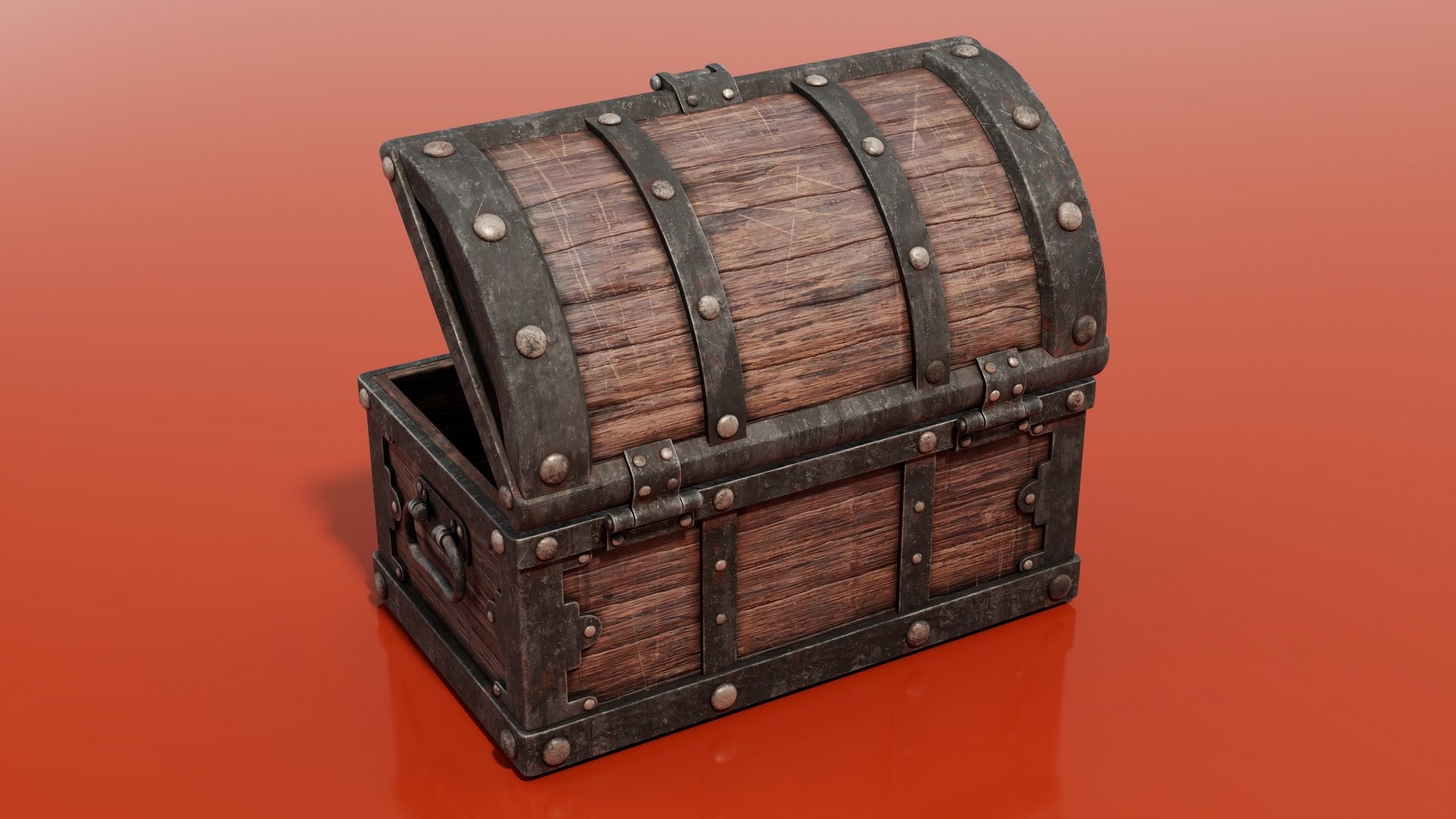 3D Treasure Chest Open Empty Model - TurboSquid 2302399