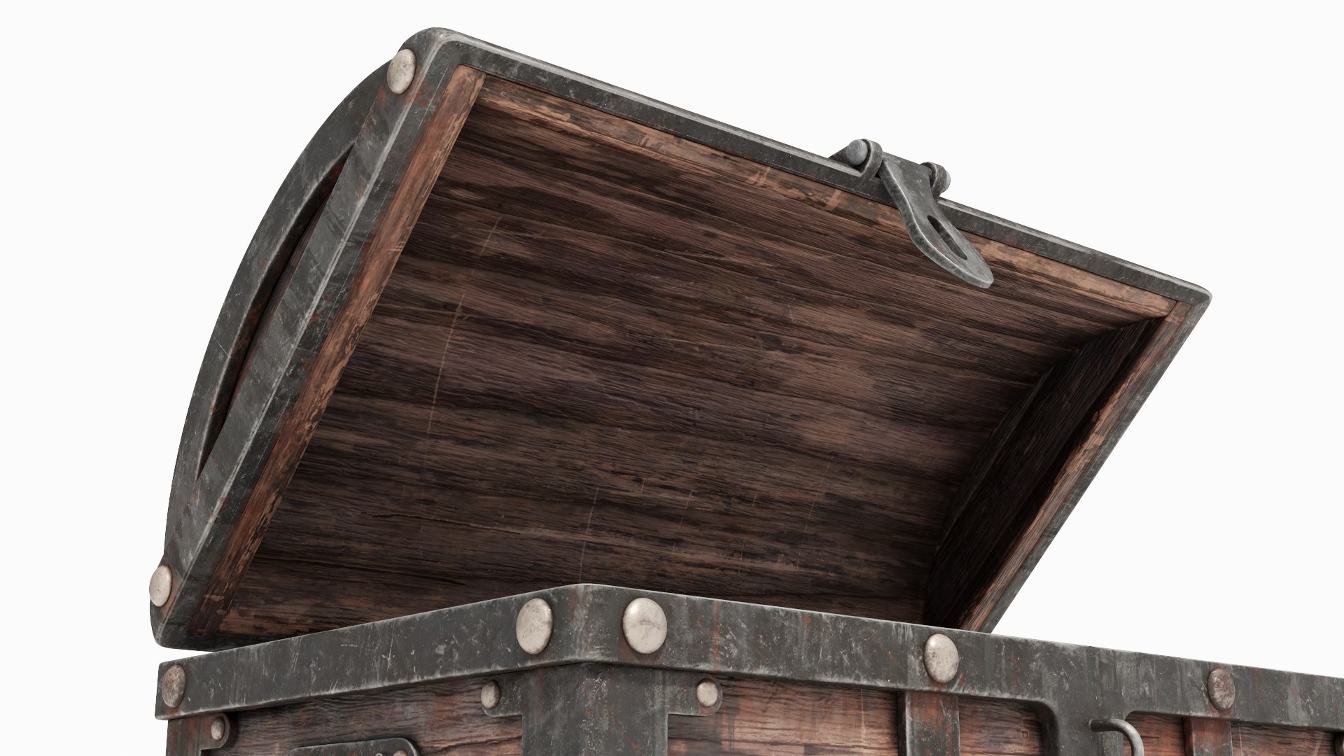 3D Treasure Chest Open Empty Model - TurboSquid 2302399