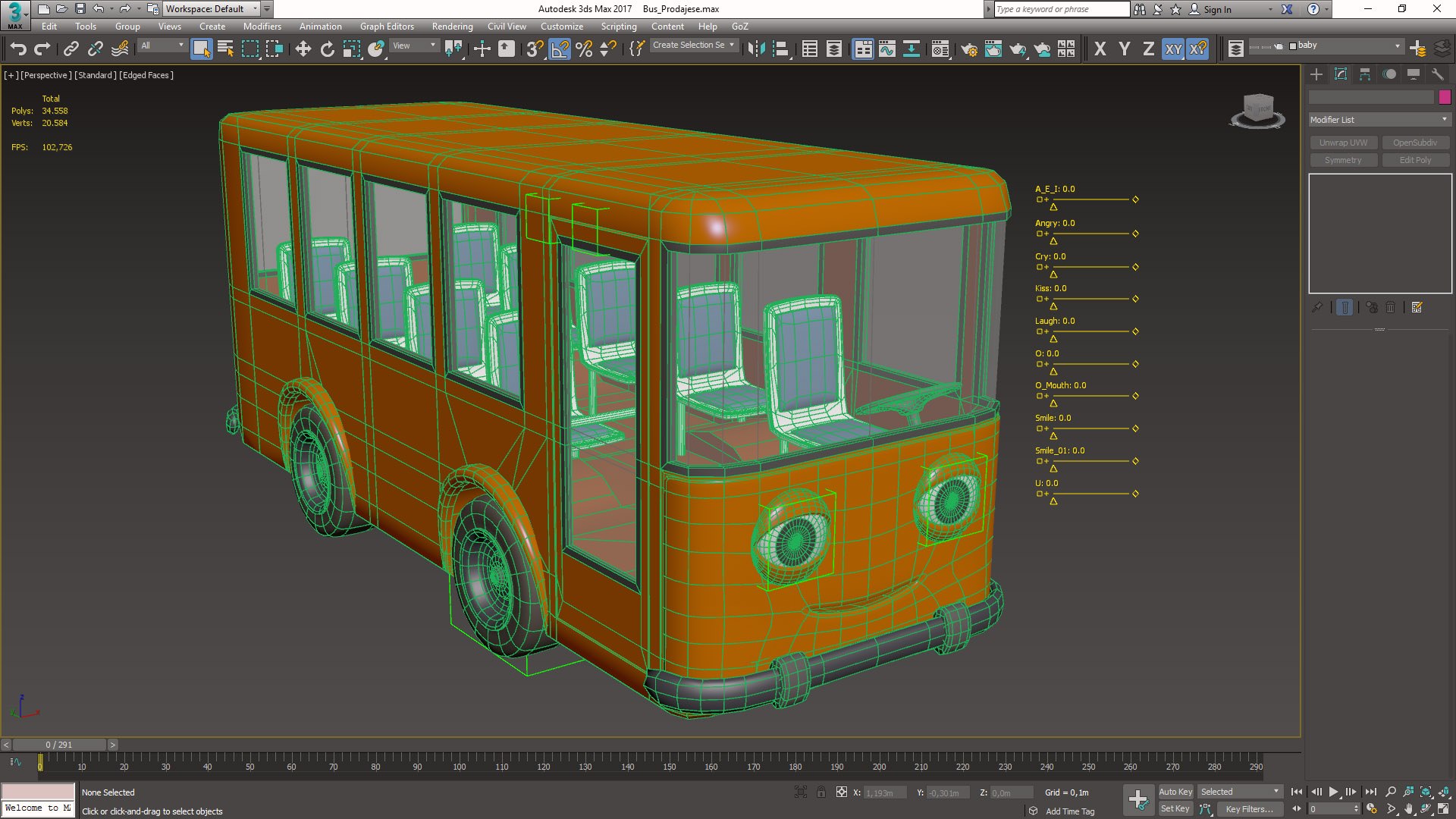 3D Model Cartoon Bus - TurboSquid 1180832