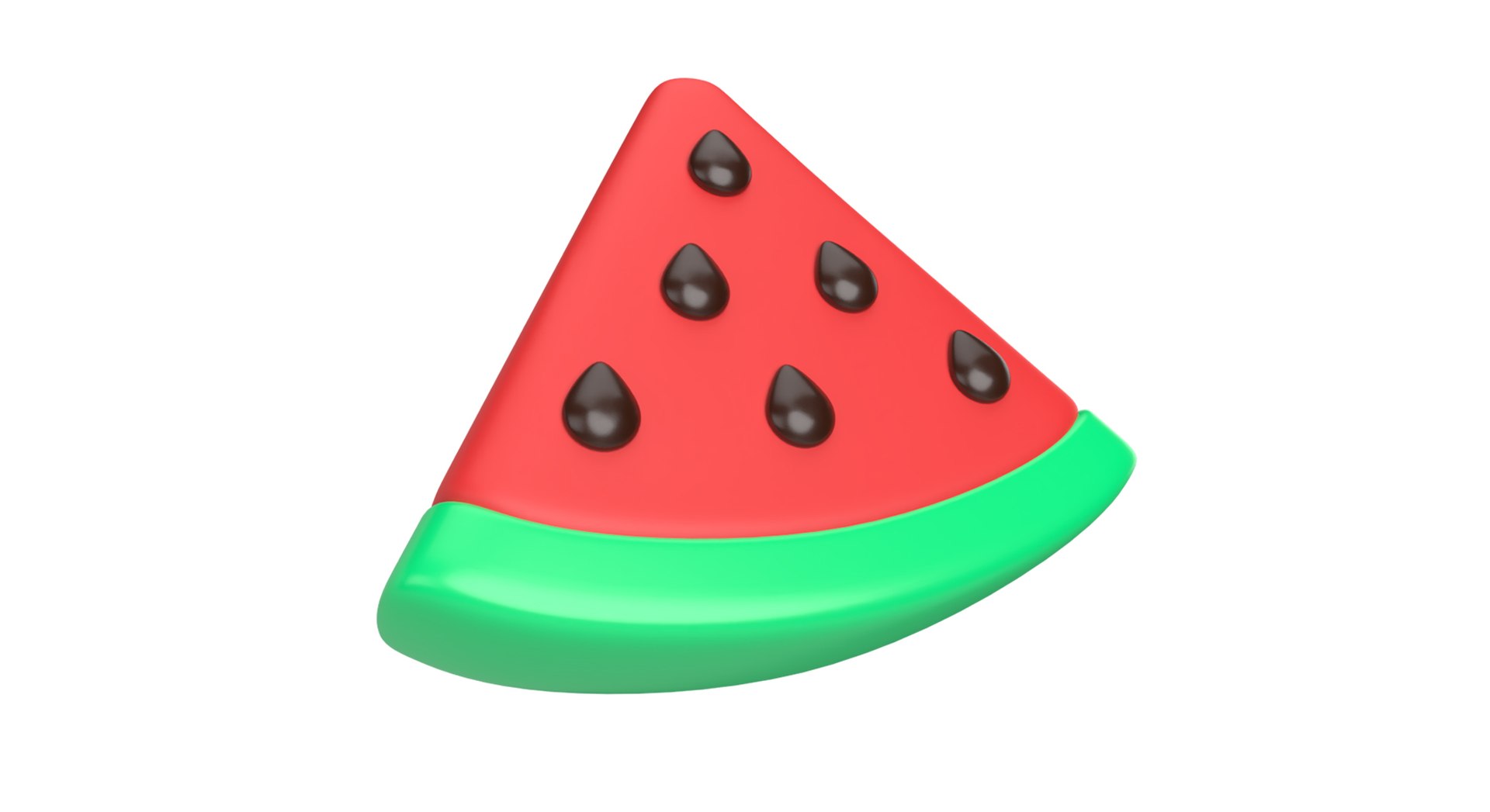 Cartoon Watermelon 3D Model - TurboSquid 1960857