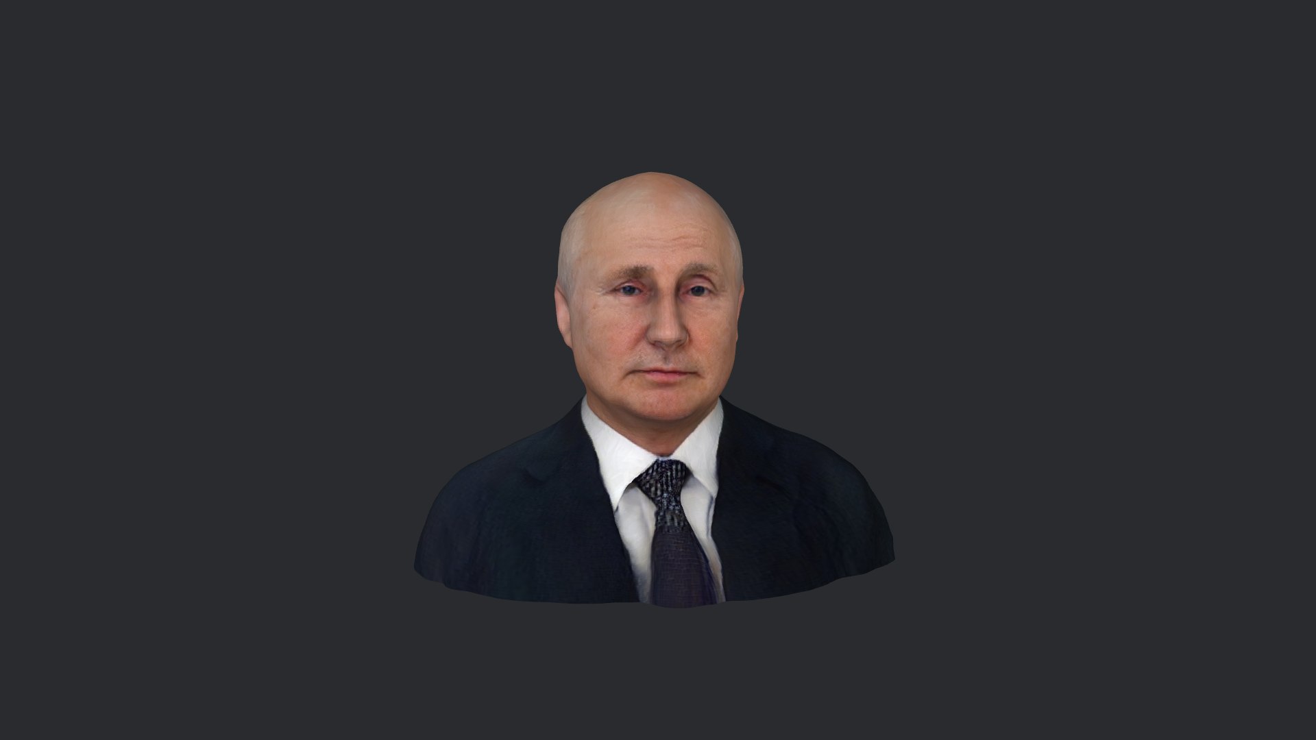 3D Model Vladimir Putin- Realistic Bust Head Ready 3d Model ...