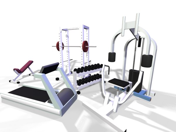 3d weight set model