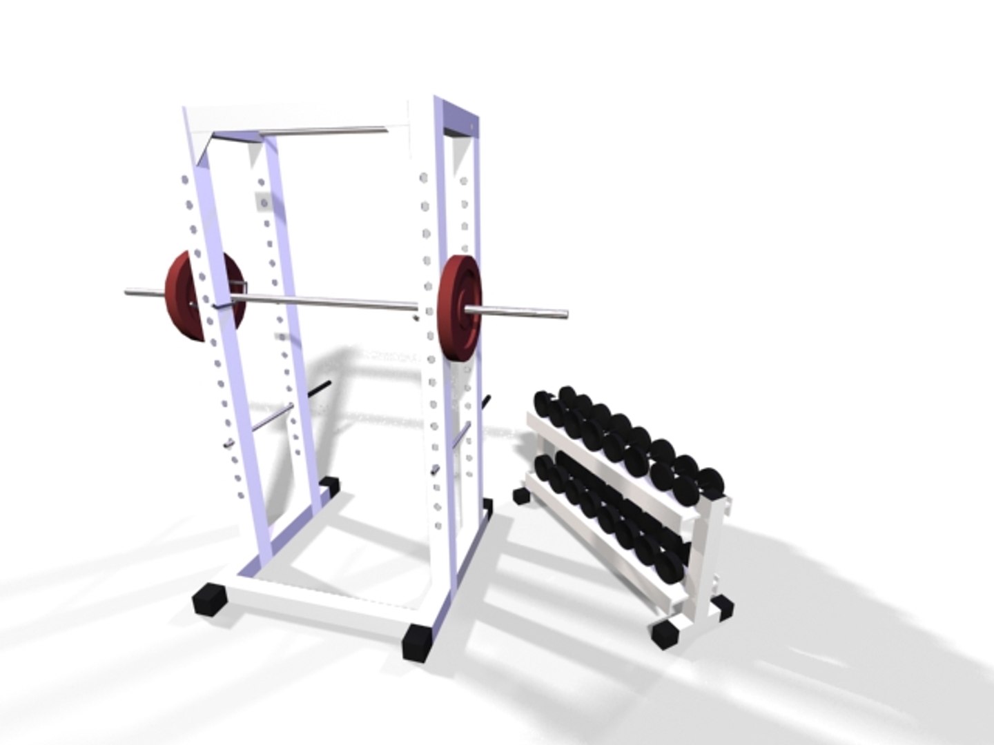 3d Weight Set Model