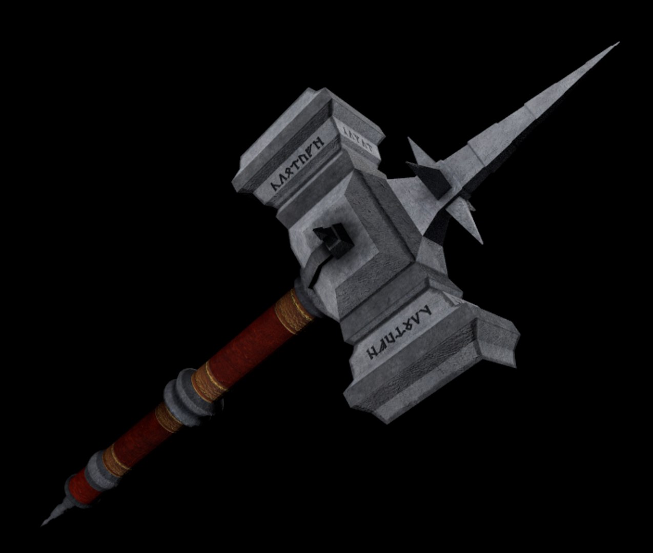 3d hammer medieval battle