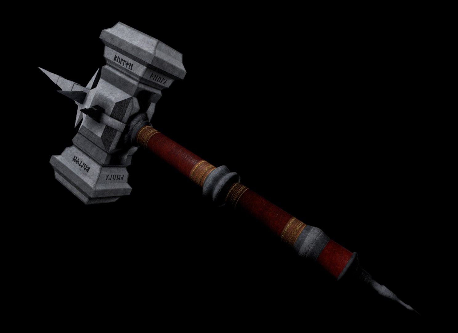 3d hammer medieval battle
