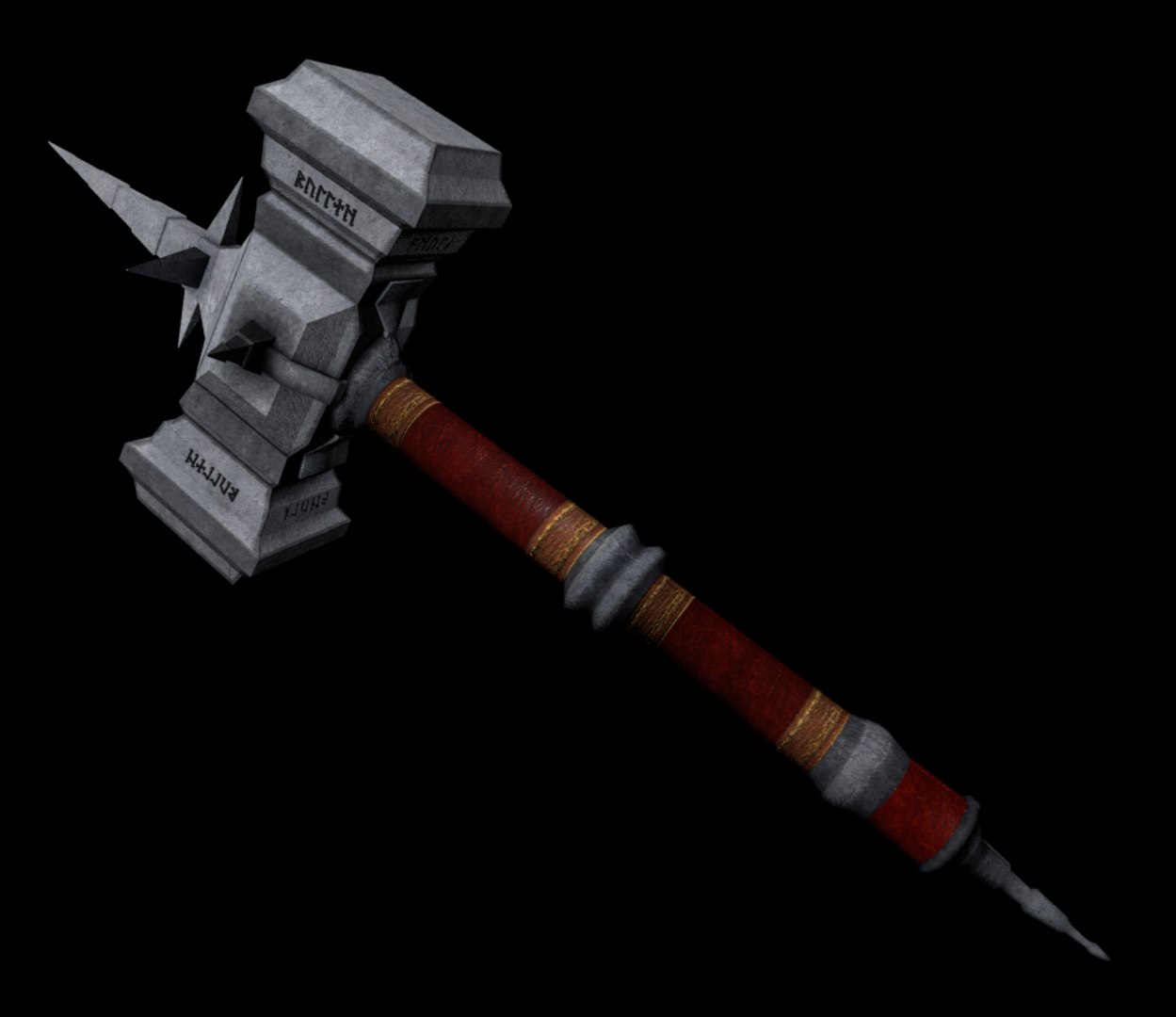 3d hammer medieval battle