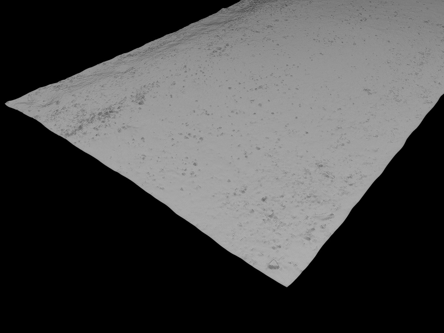 3D Gravel Road Scan Model - TurboSquid 1671409