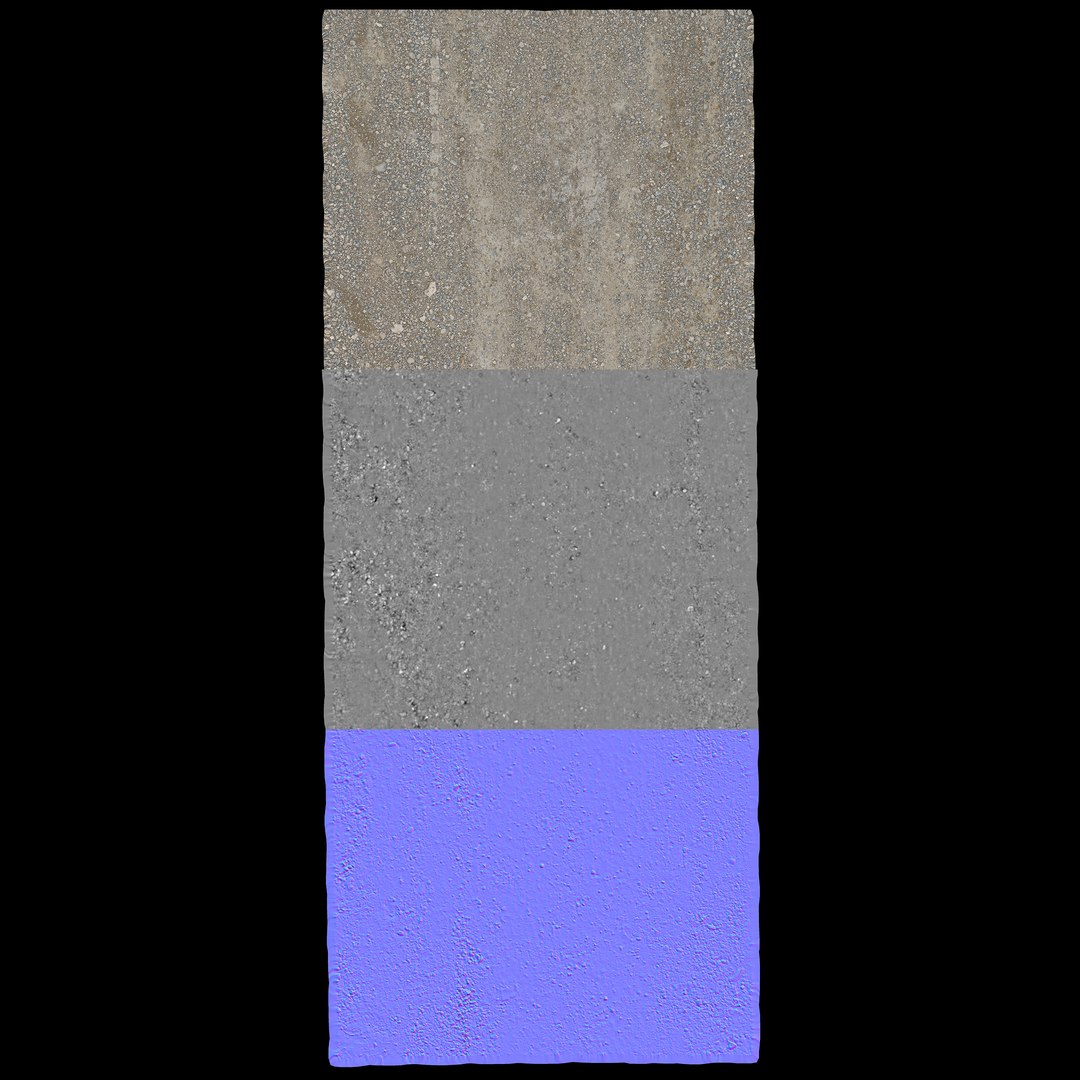 3D Gravel Road Scan Model - TurboSquid 1671409