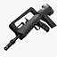 3ds max famas submachine gun