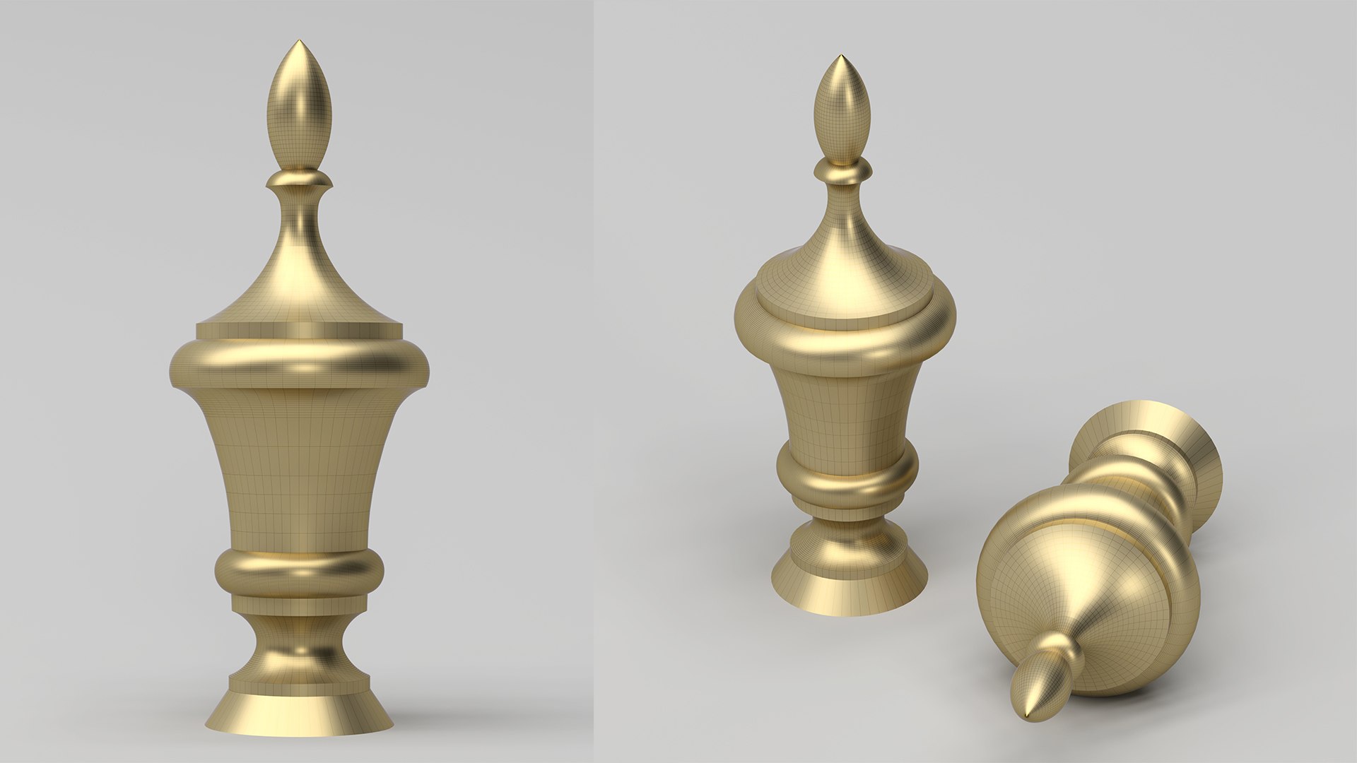 Elegant Finial 3D Model 3D Model - TurboSquid 2294457