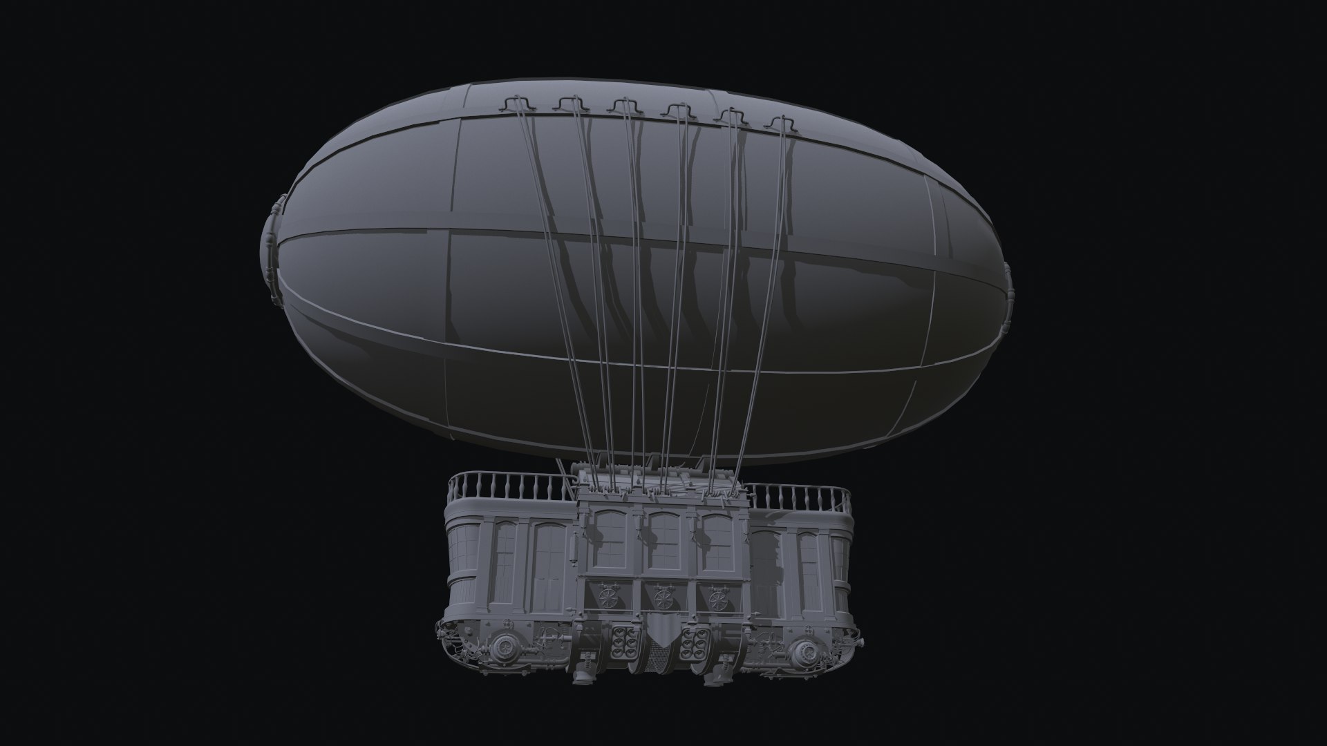Airship 3D - TurboSquid 1900041
