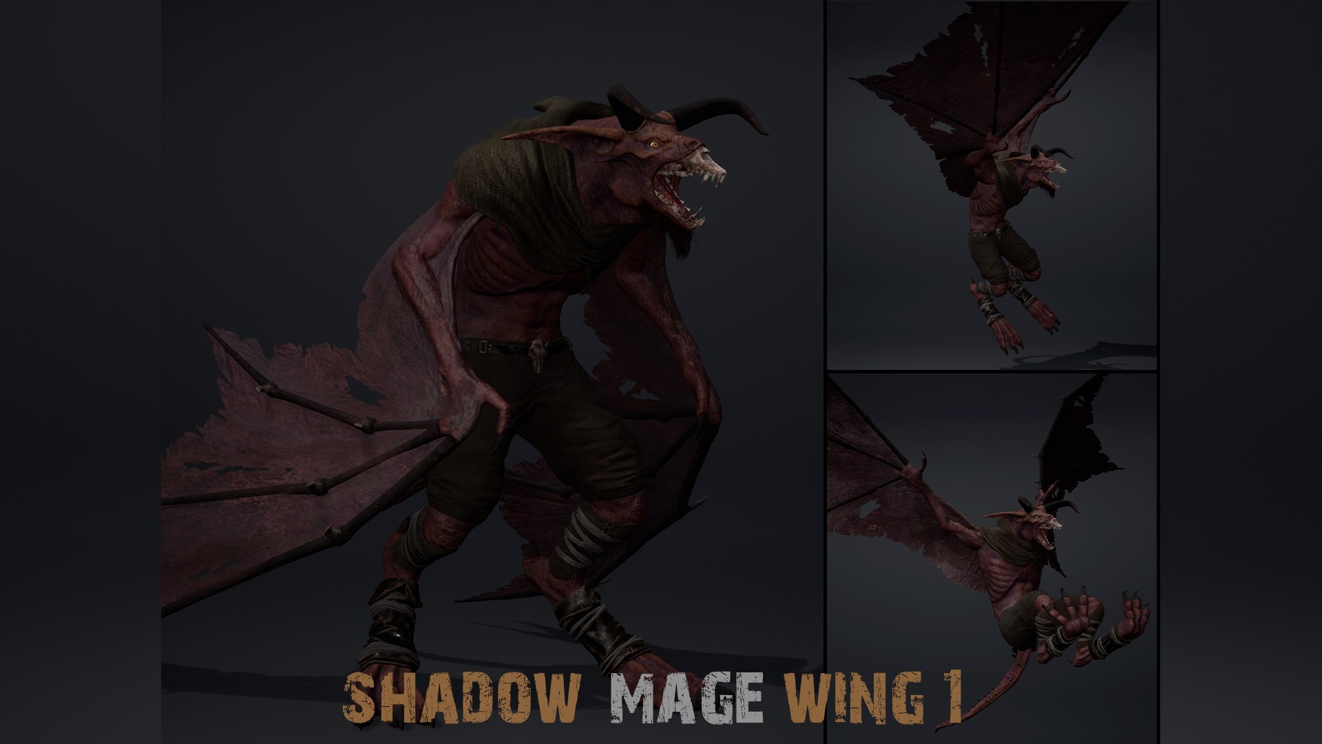 modelo 3d Ala 1 del mago de las sombras - TurboSquid 2320967
