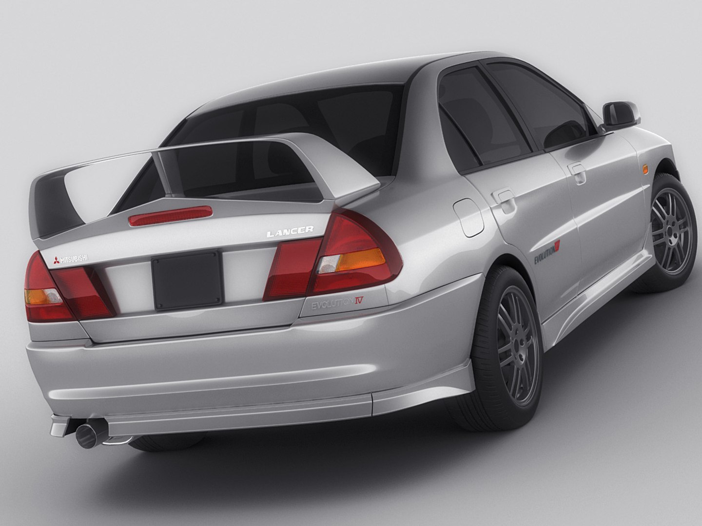 3d Model Of Mitsubishi Lancer Evo