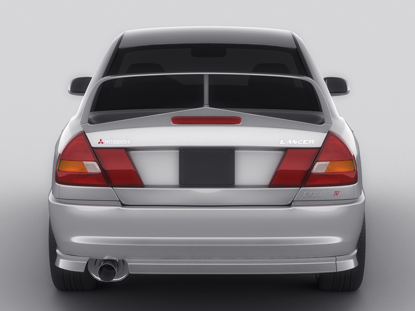 3d Model Of Mitsubishi Lancer Evo