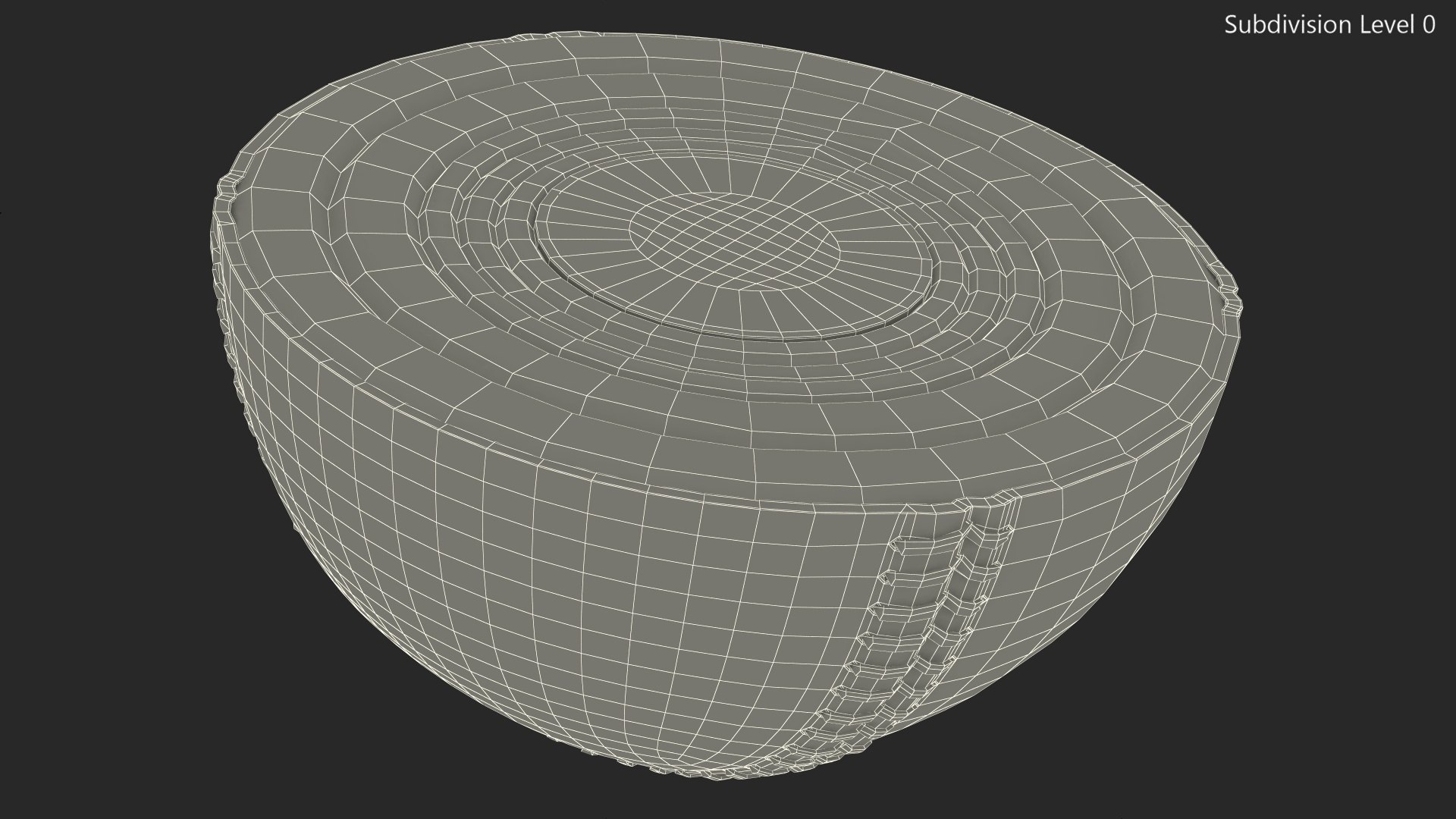 Baseball Ball Half Model - TurboSquid 2062331