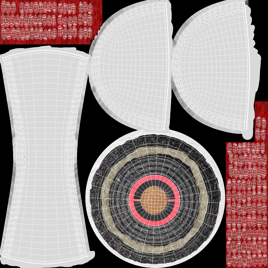 Baseball Ball Half Model - TurboSquid 2062331