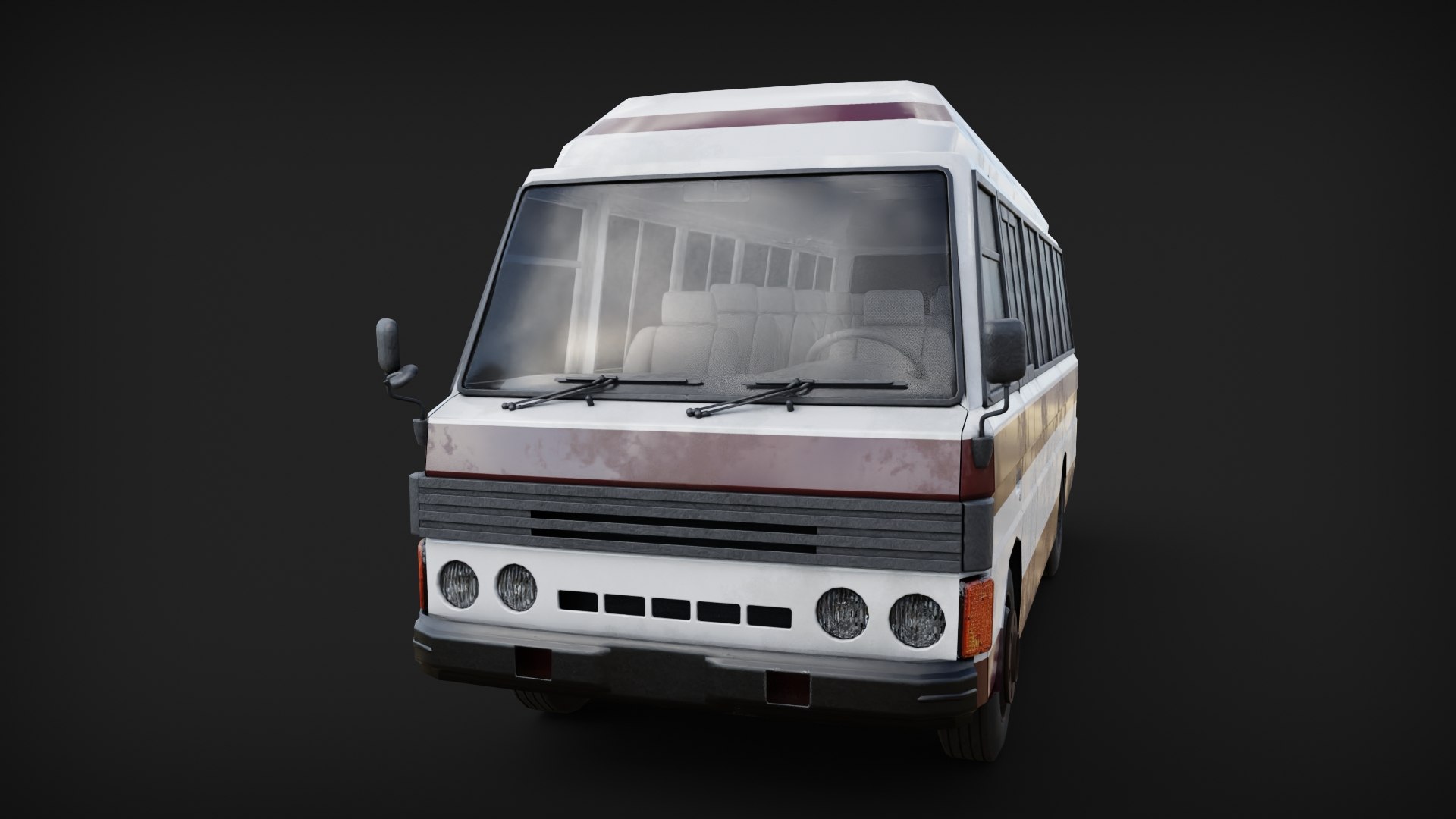 MazdaT3500 Bus Model - TurboSquid 2122076