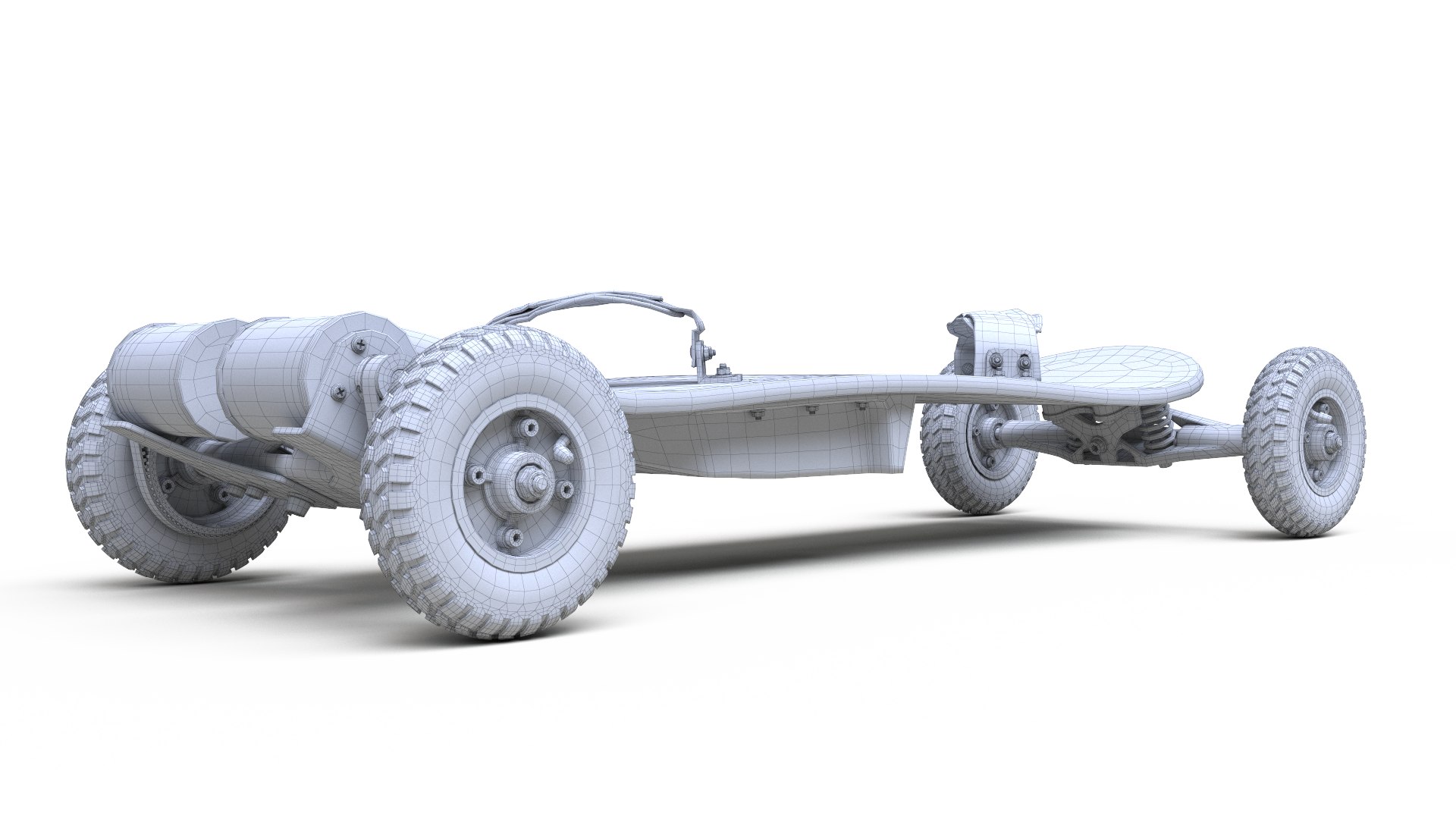 Electric Skateboard AZBO Model - TurboSquid 1805612