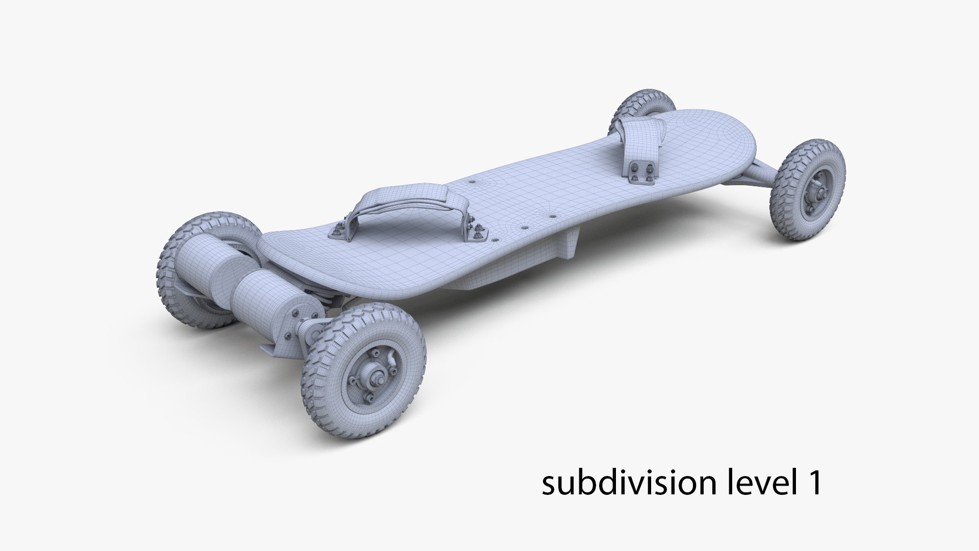 Electric Skateboard AZBO Model - TurboSquid 1805612