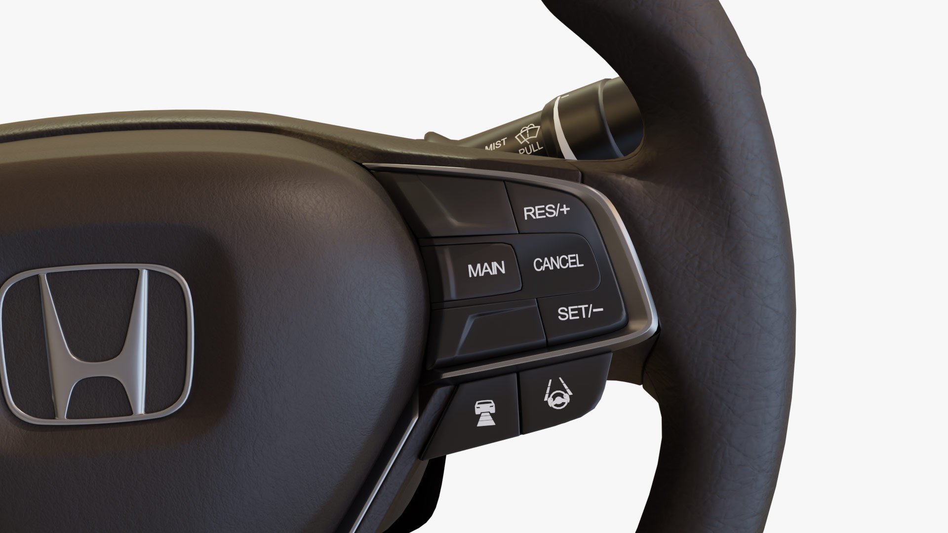 3D Honda Steering Wheel Model - TurboSquid 2268973